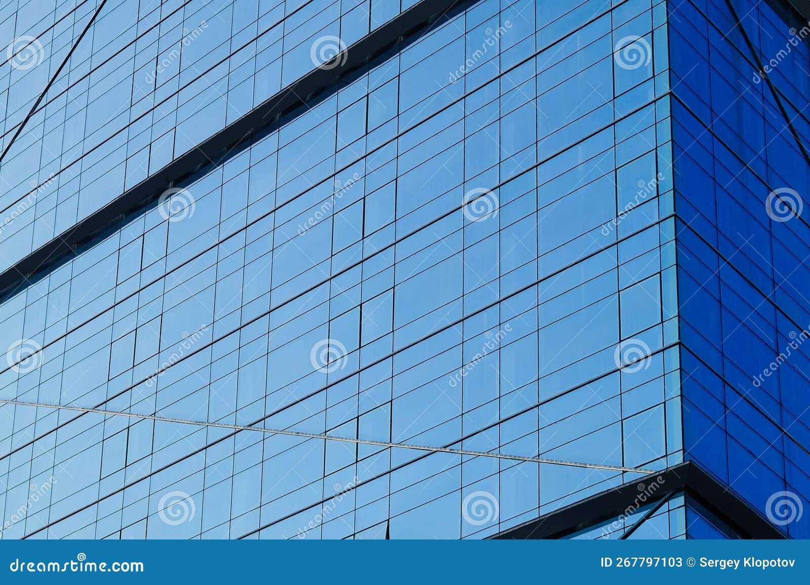 Close-up of a Modern Office Building with Glass Windows Stock Image ...
