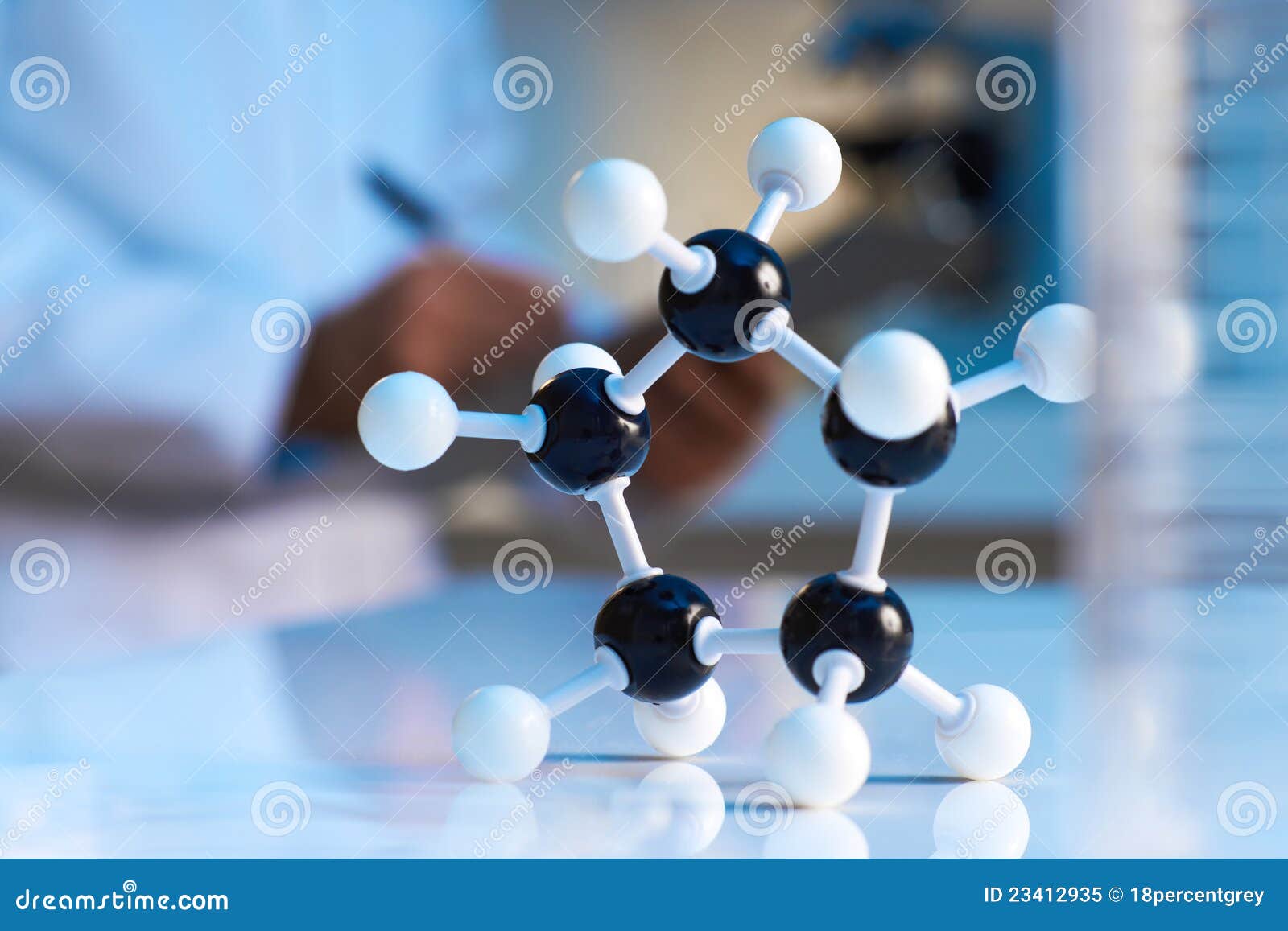Molecular Model - Atom Stock Photo | CartoonDealer.com #6548892