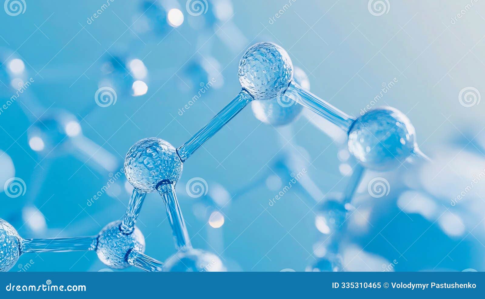 A Close Up of a Molecular Model of a Molecule Stock Image - Image of ...