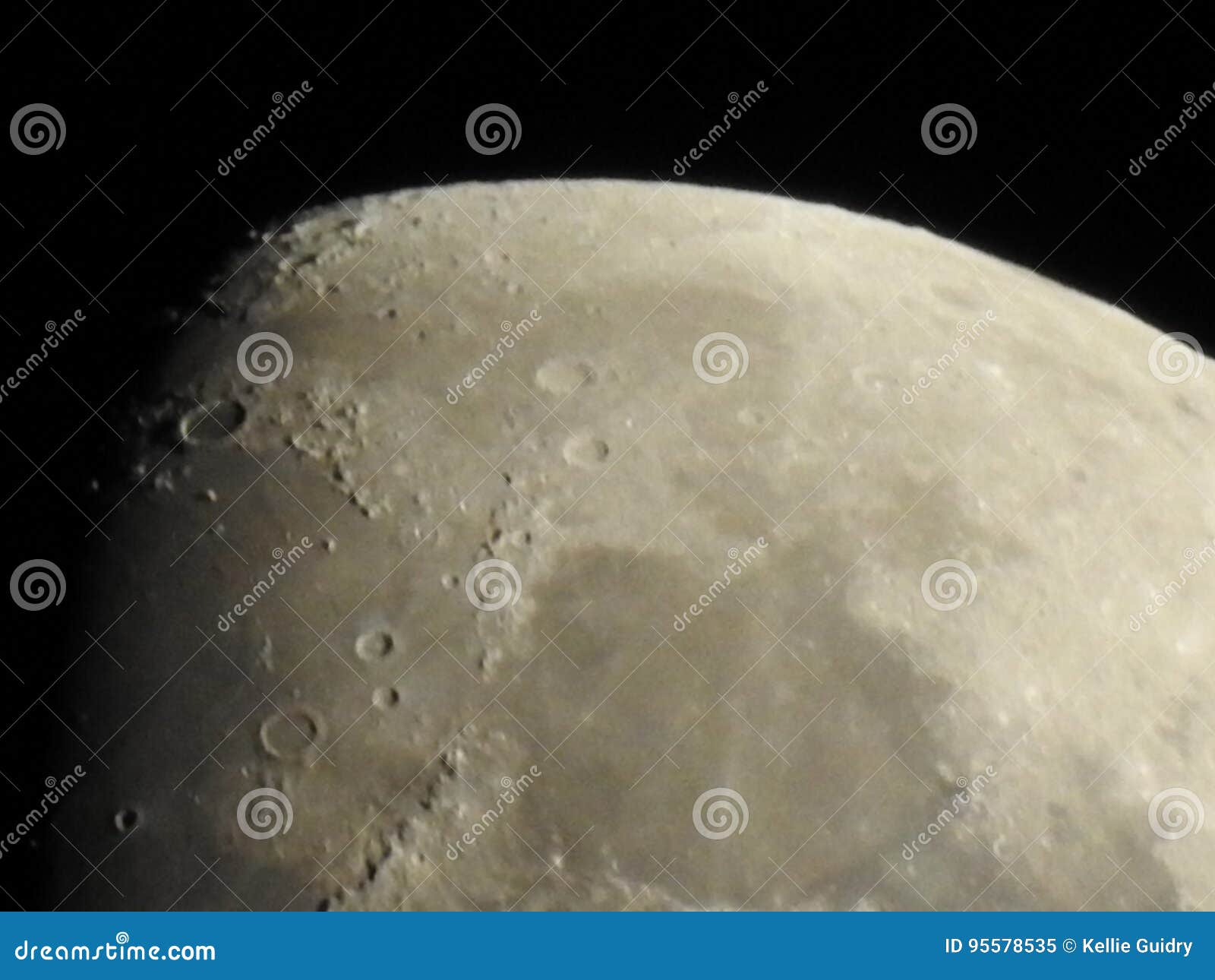 Close-up of the moon stock image. Image of black, moon - 95578535