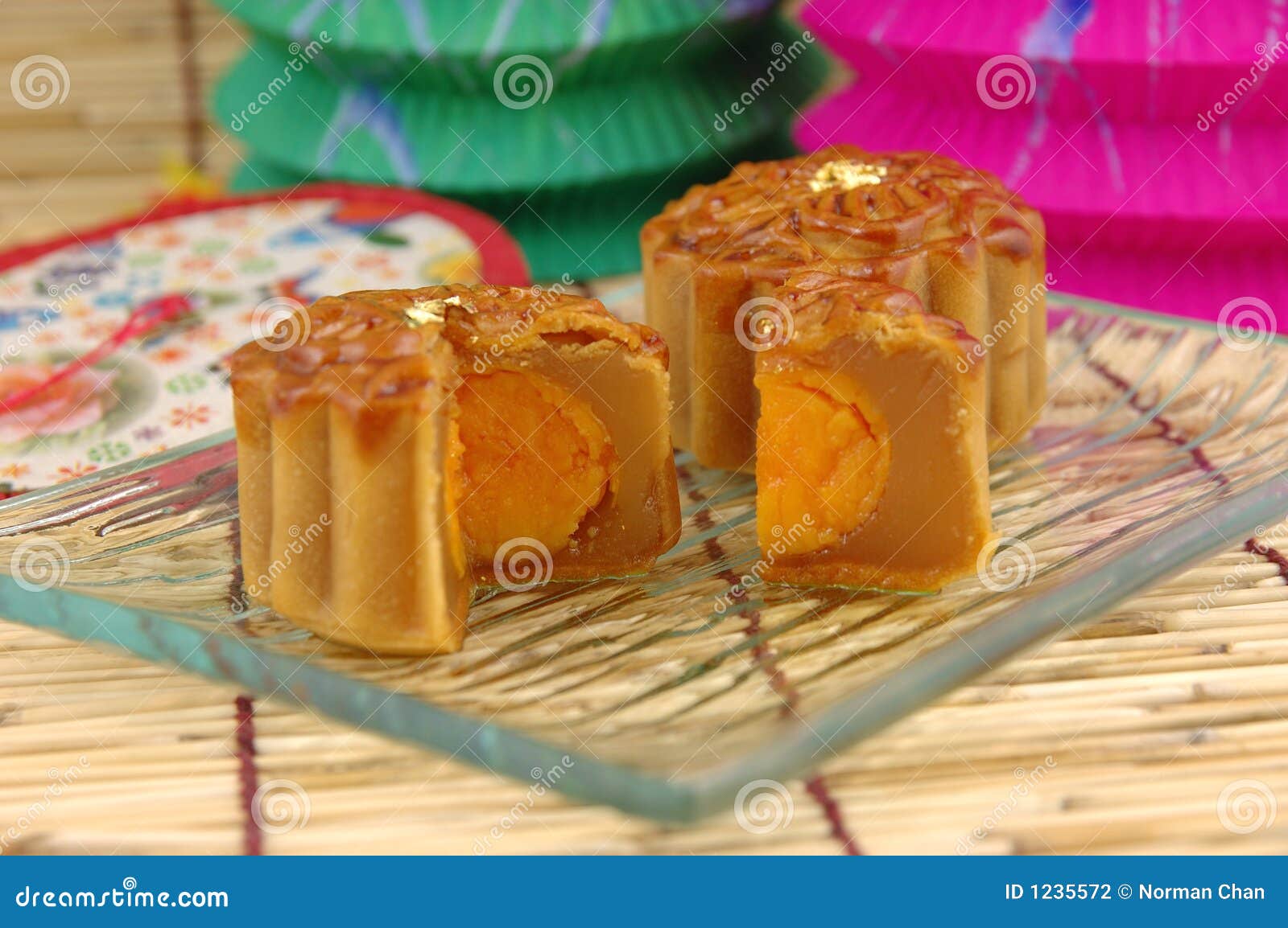 Close up of mooncake stock photo. Image of traditional - 1235572