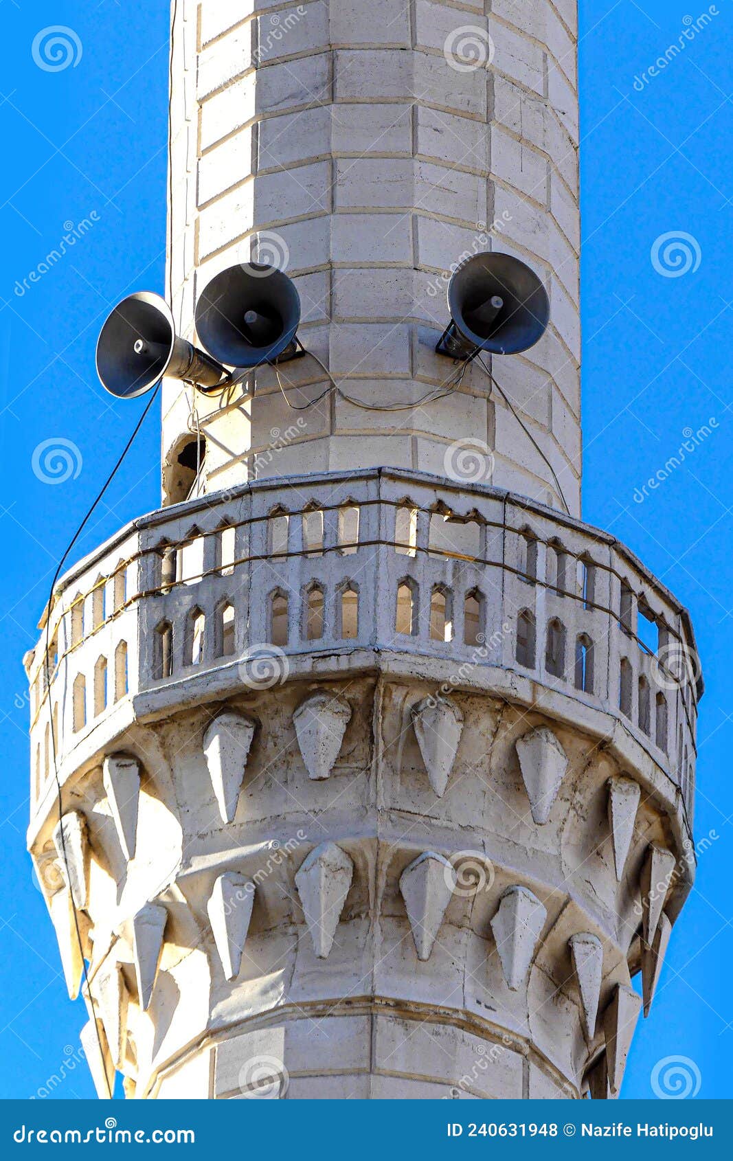 Close-up Mosque and Mosque Minaret, Islamic Architecture, Very Close-up ...