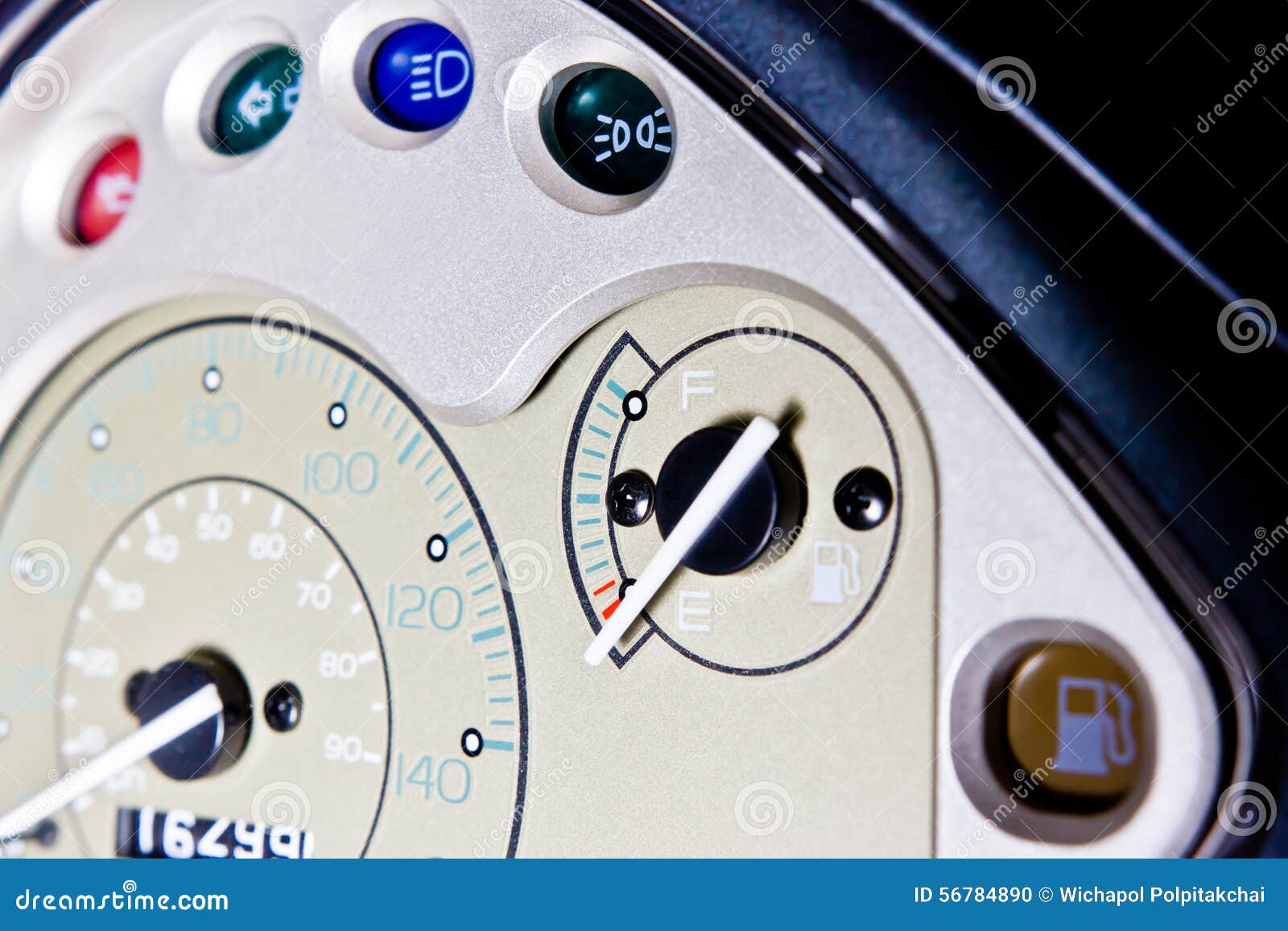 Car Dashboard With Focus On Engine Start Stop Button, Modern CarCar ...