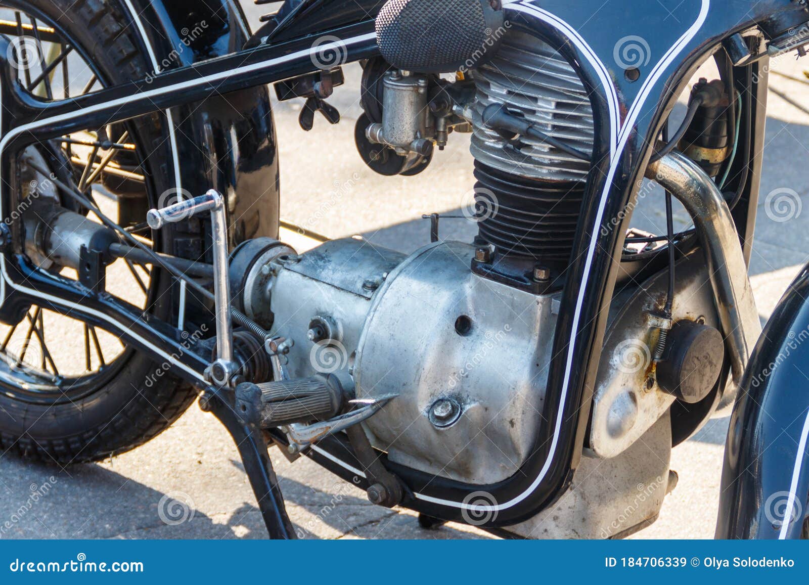 Close-up of Motorcycle Engine Block Stock Image - Image of motorcycle ...