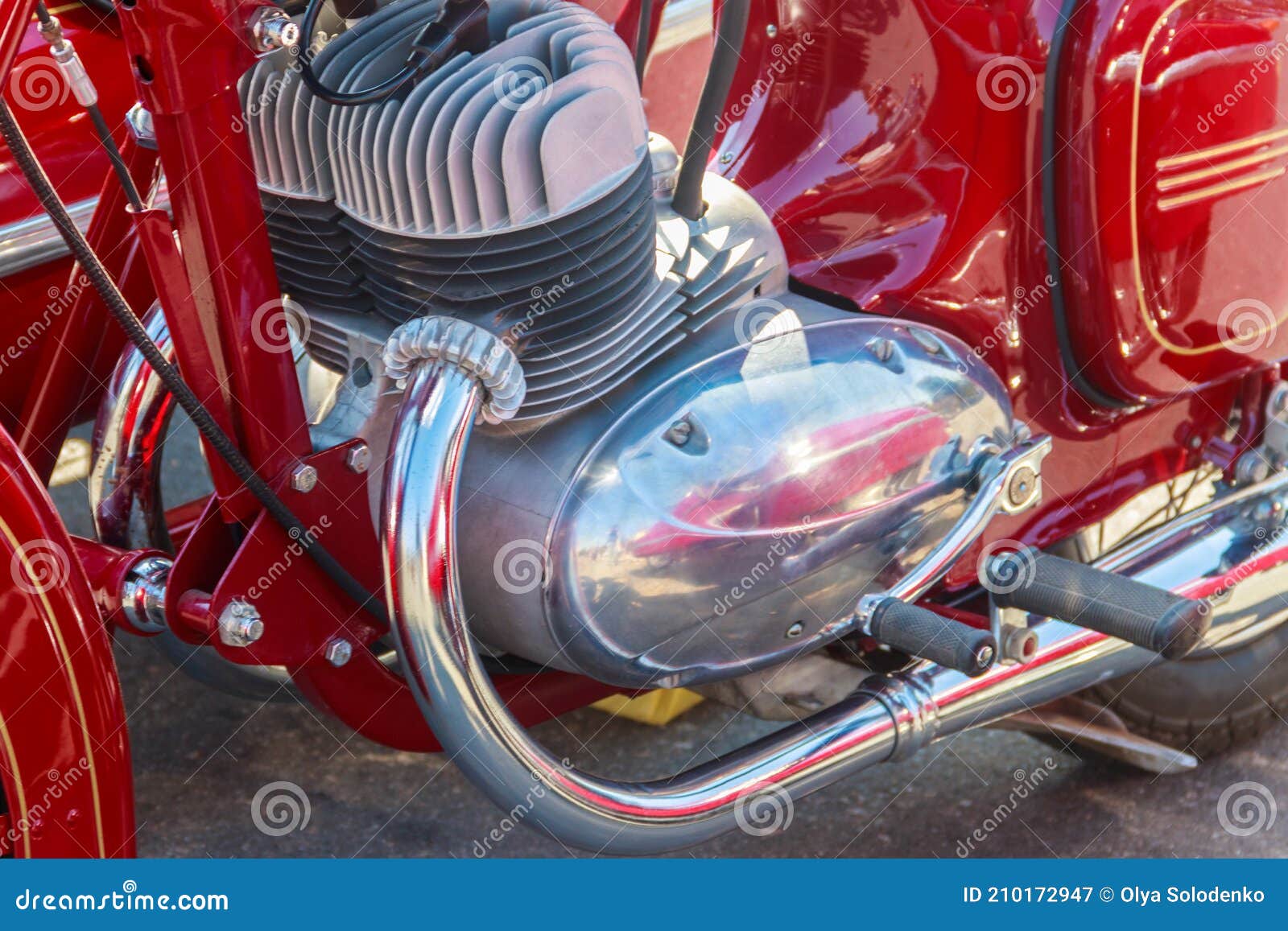 Close-up of Motorcycle Engine Block Stock Image - Image of close ...