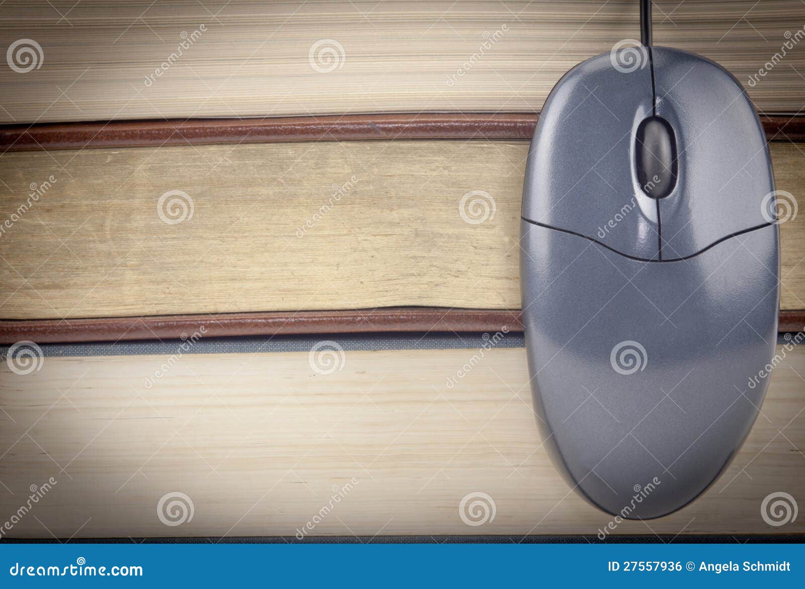 Close Up Mouse and Books stock photo. Image of stack - 27557936