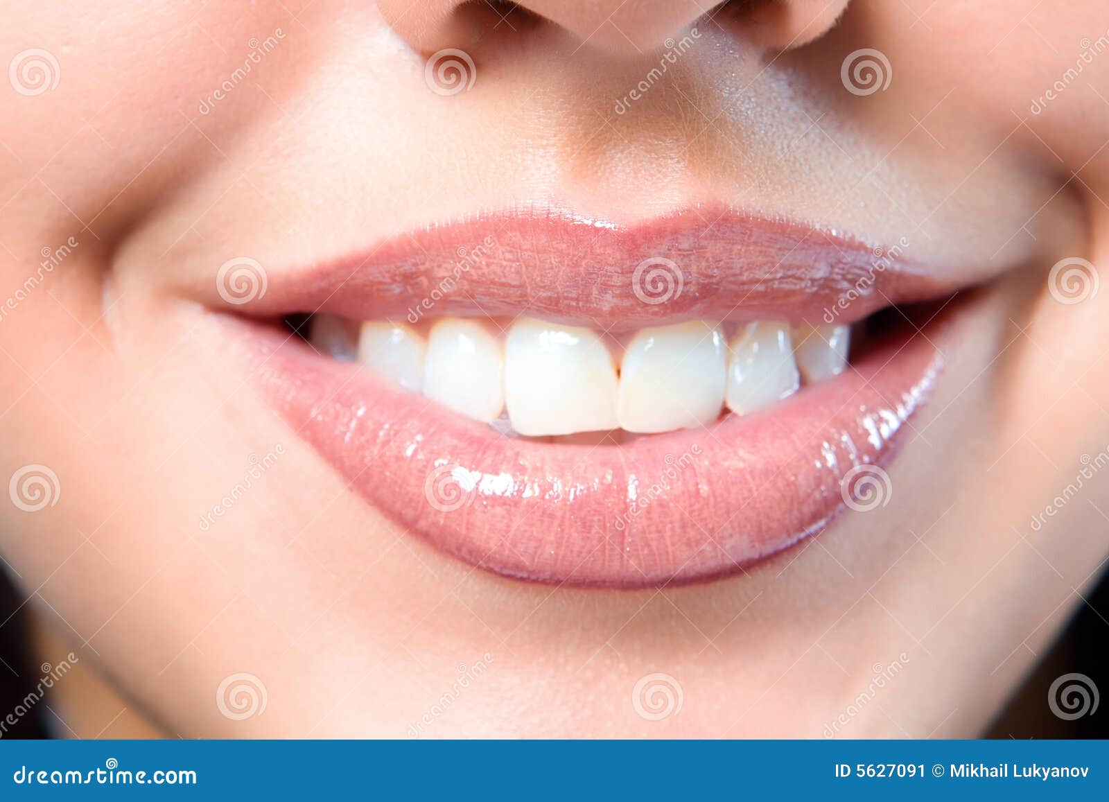 Close Up a Mouth of the Girl Stock Image - Image of body, expression ...