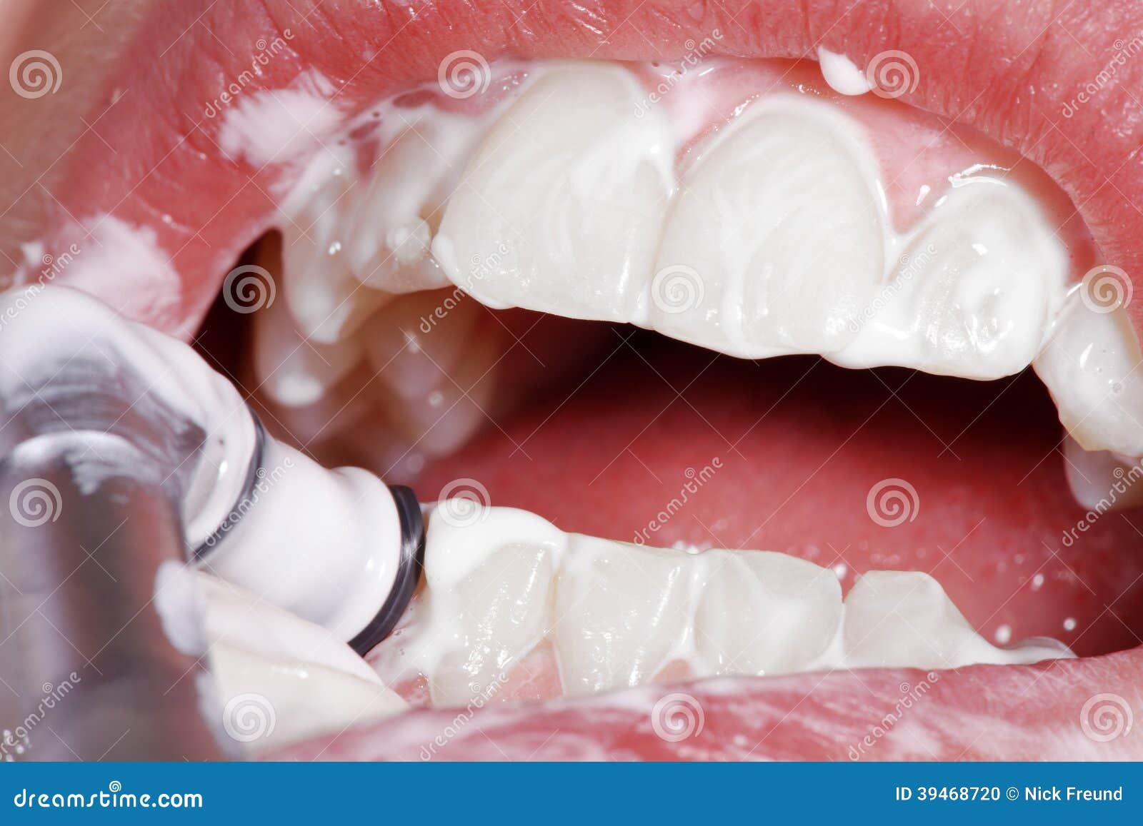 Close-up mouth and teeth stock photo. Image of natural - 39468720
