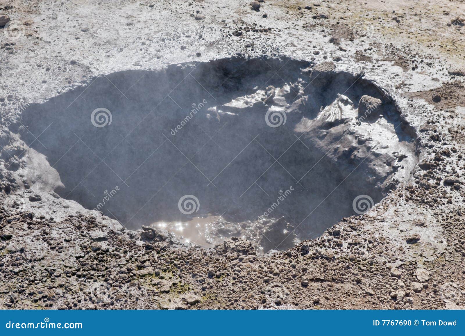 Close up of mud pot stock photo. Image of vent, outside - 7767690