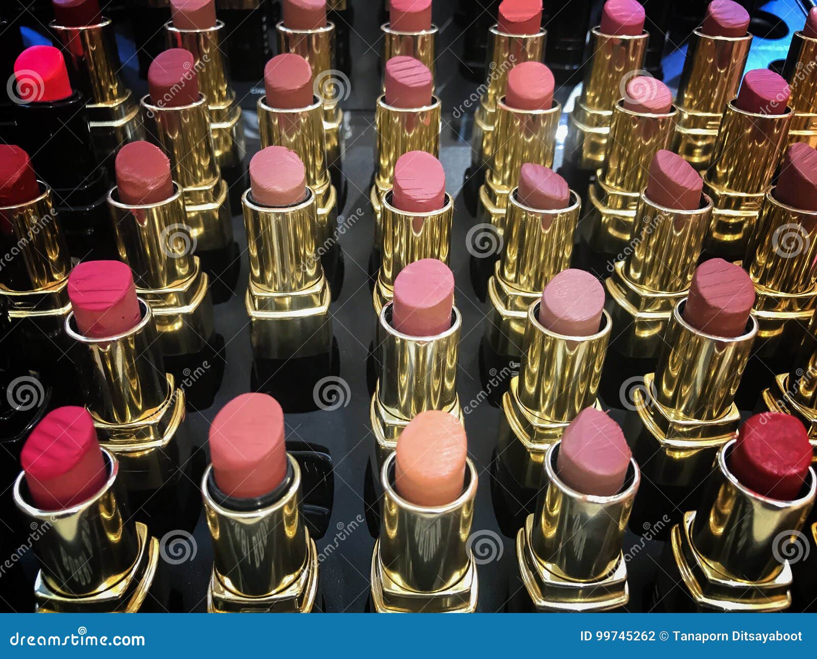 Close Up Multi-colored Lipstick Stock Photo - Image of isolated, female ...