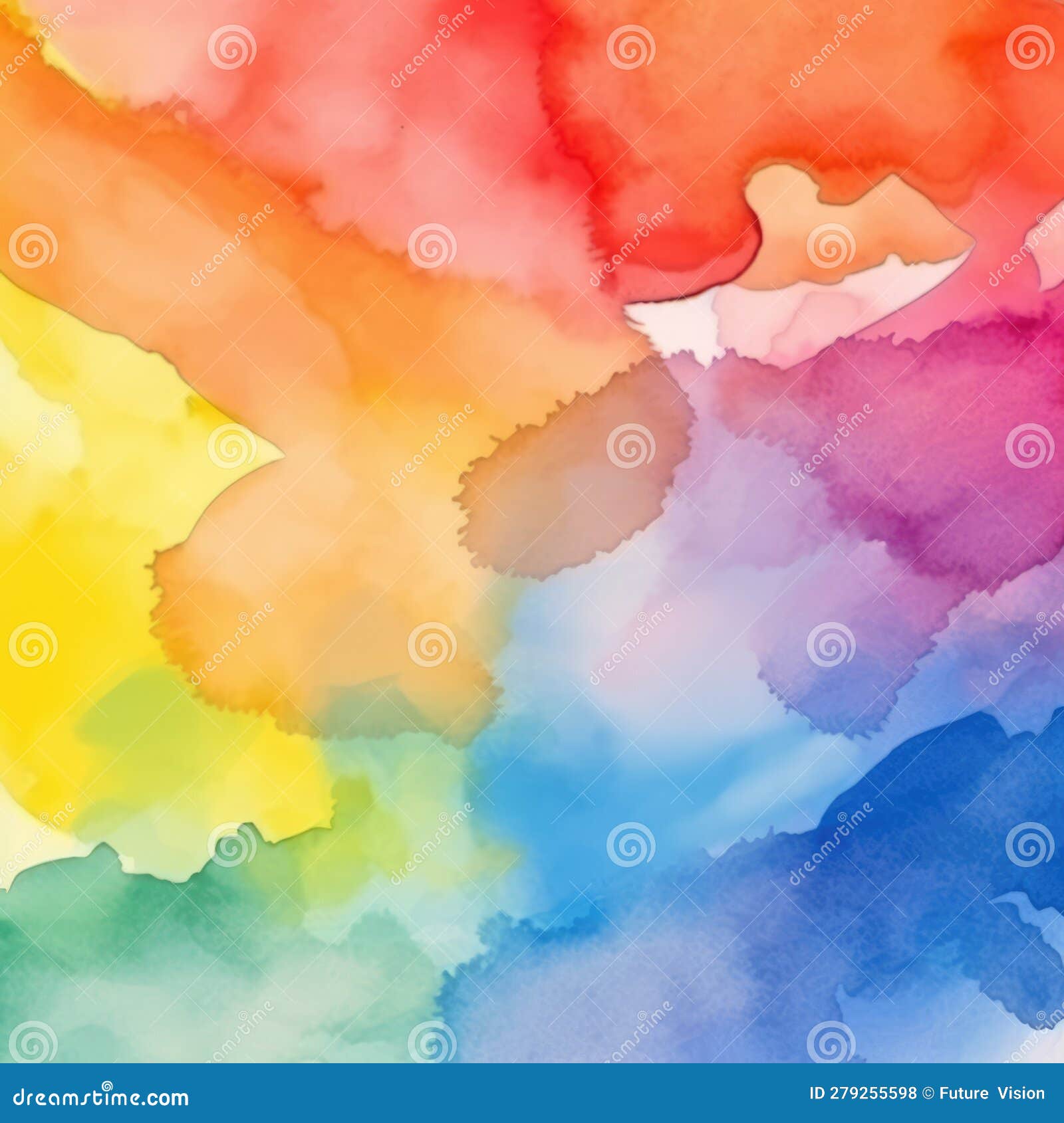 Close Up of Multi Coloured Watercolour Paints Background, Created Using ...