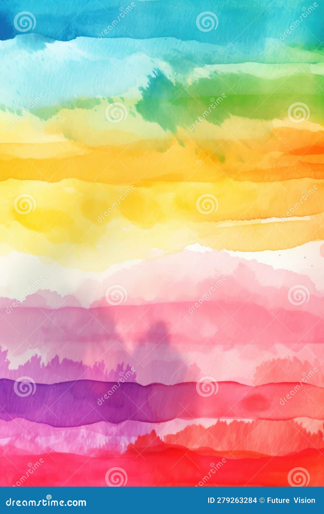 Close Up of Multi Coloured Watercolour Paints Background, Created Using ...