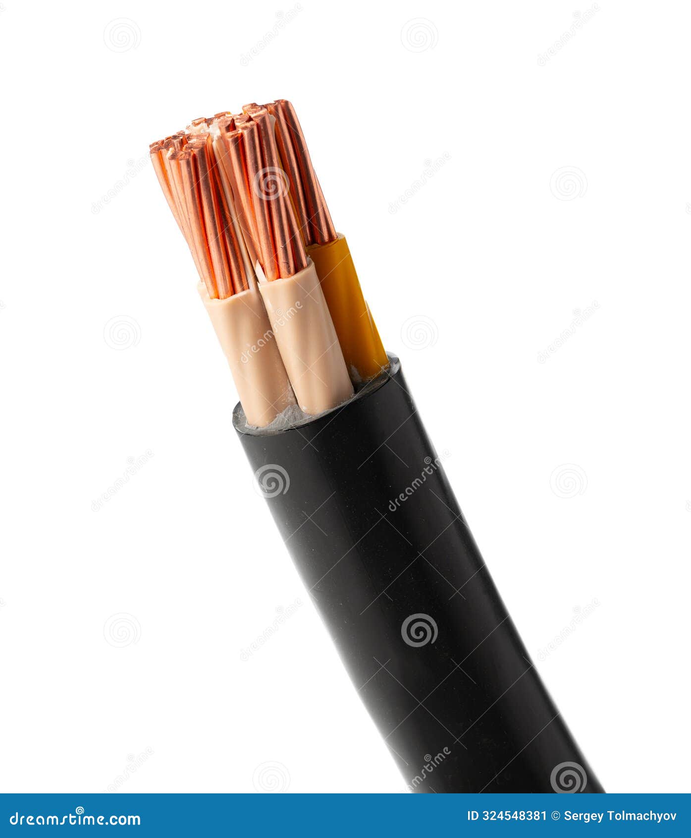 Close-up Of Electrical Panel In Factory With Yellow Cables Stock Image ...