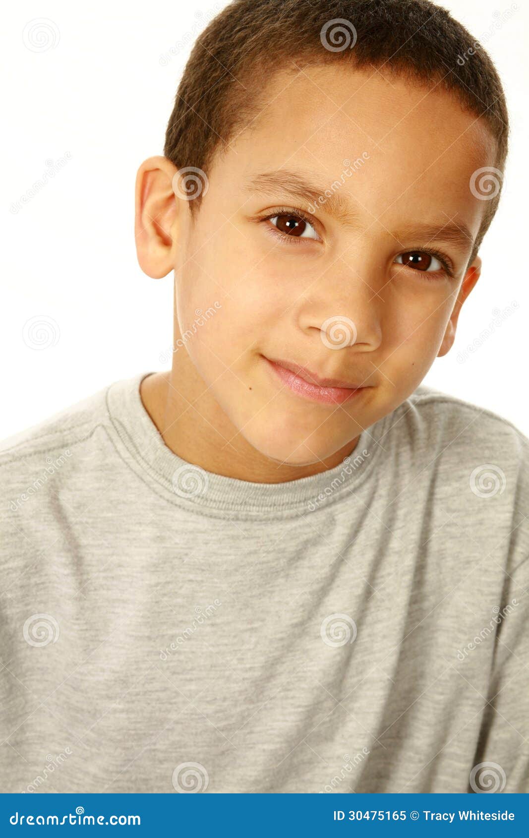 Close Up of Multi-ethnic Boy Stock Image - Image of color, black: 30475165