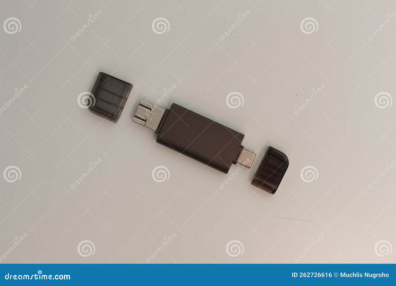 A Close Up of Multifunction USB OTG Adapter Stock Photo - Image of ...