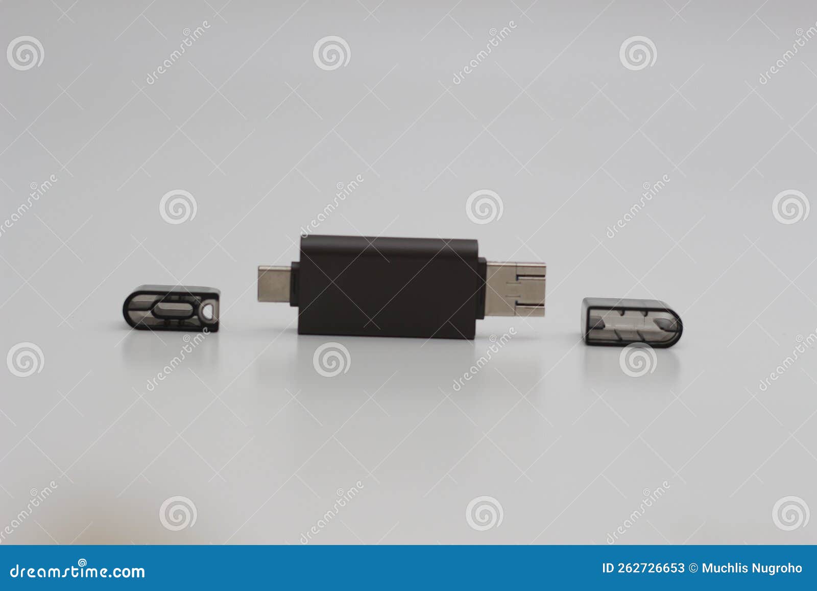 A Close Up of Multifunction USB OTG Adapter Stock Image - Image of ...