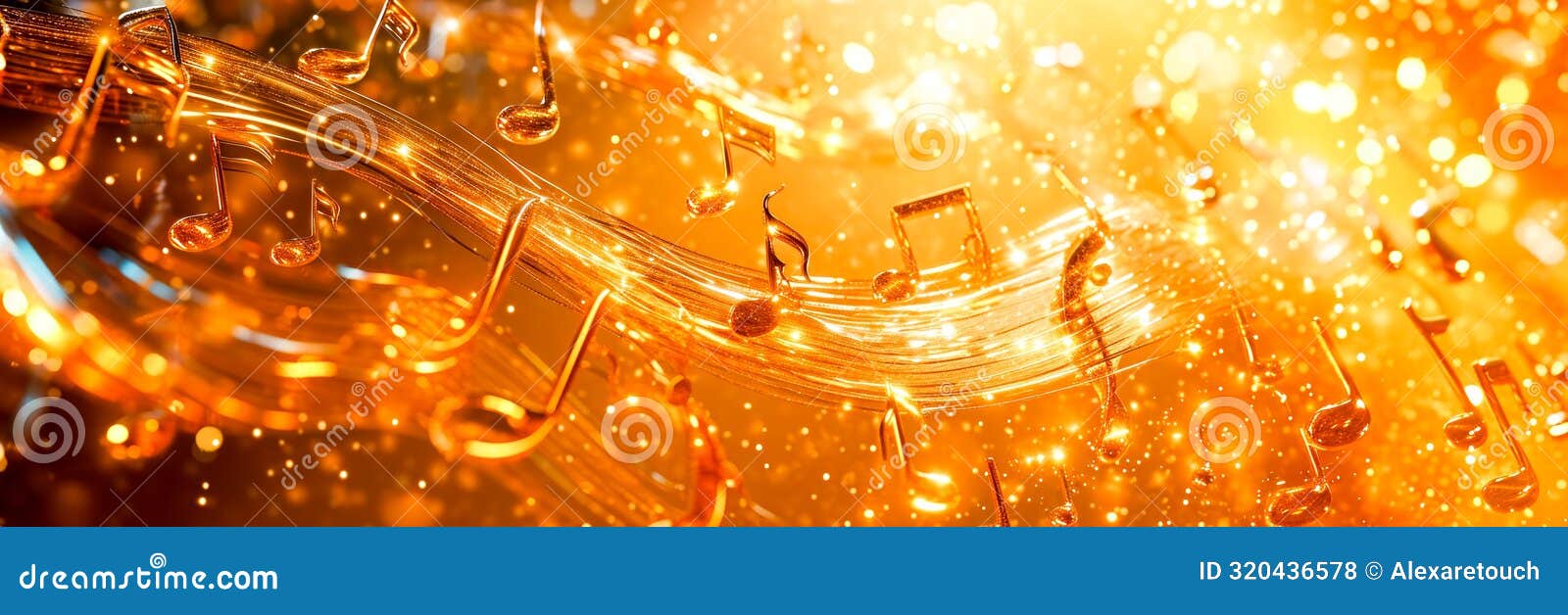 A Close Up of a Musical Note and Music Notes on Fire, AI Stock Photo ...