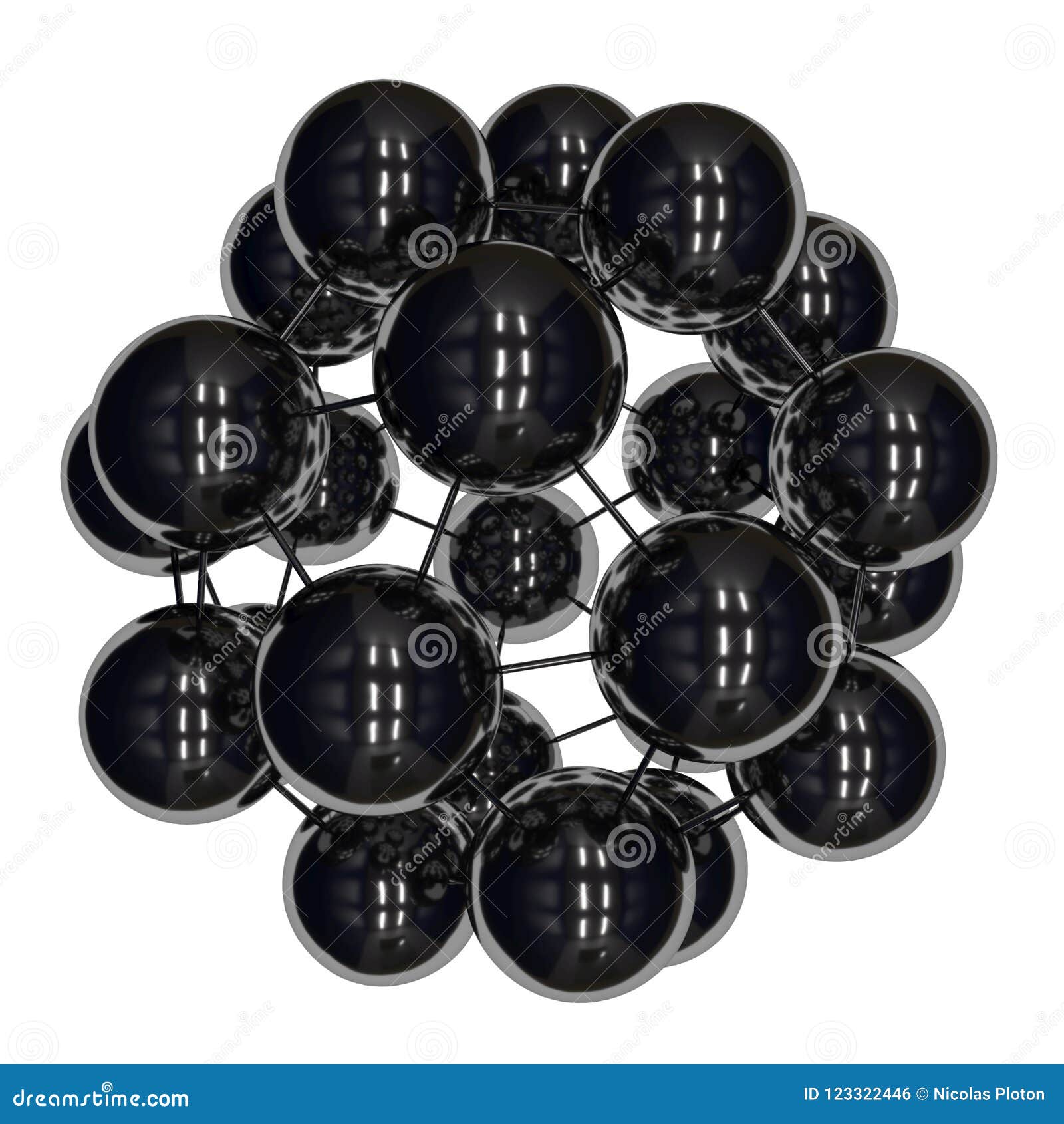 Close-up of a Nanostructure Made of Graphene Stock Photo - Image of ...