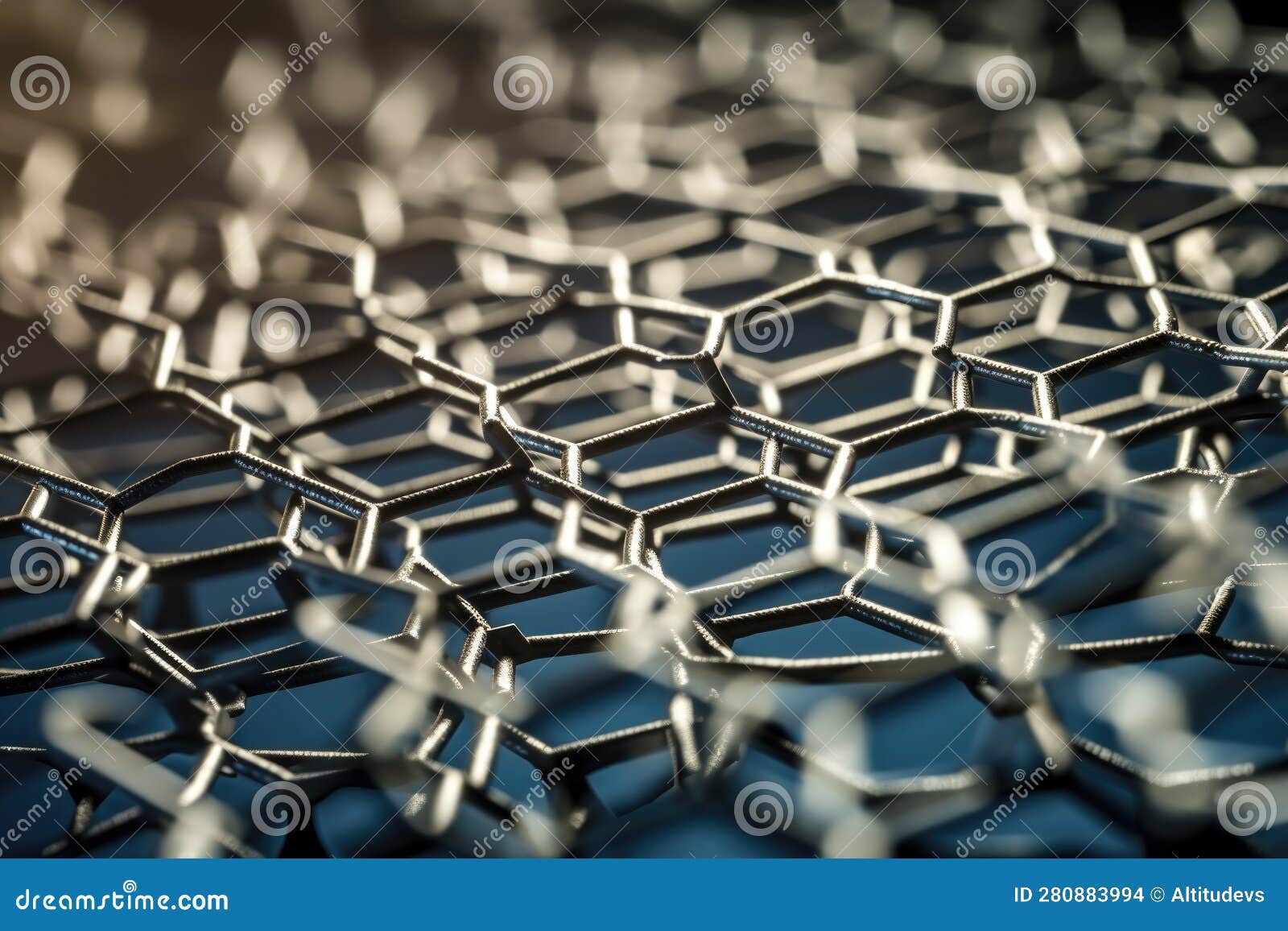 Close-up of Nanostructured Material, with Visible Scale Stock ...
