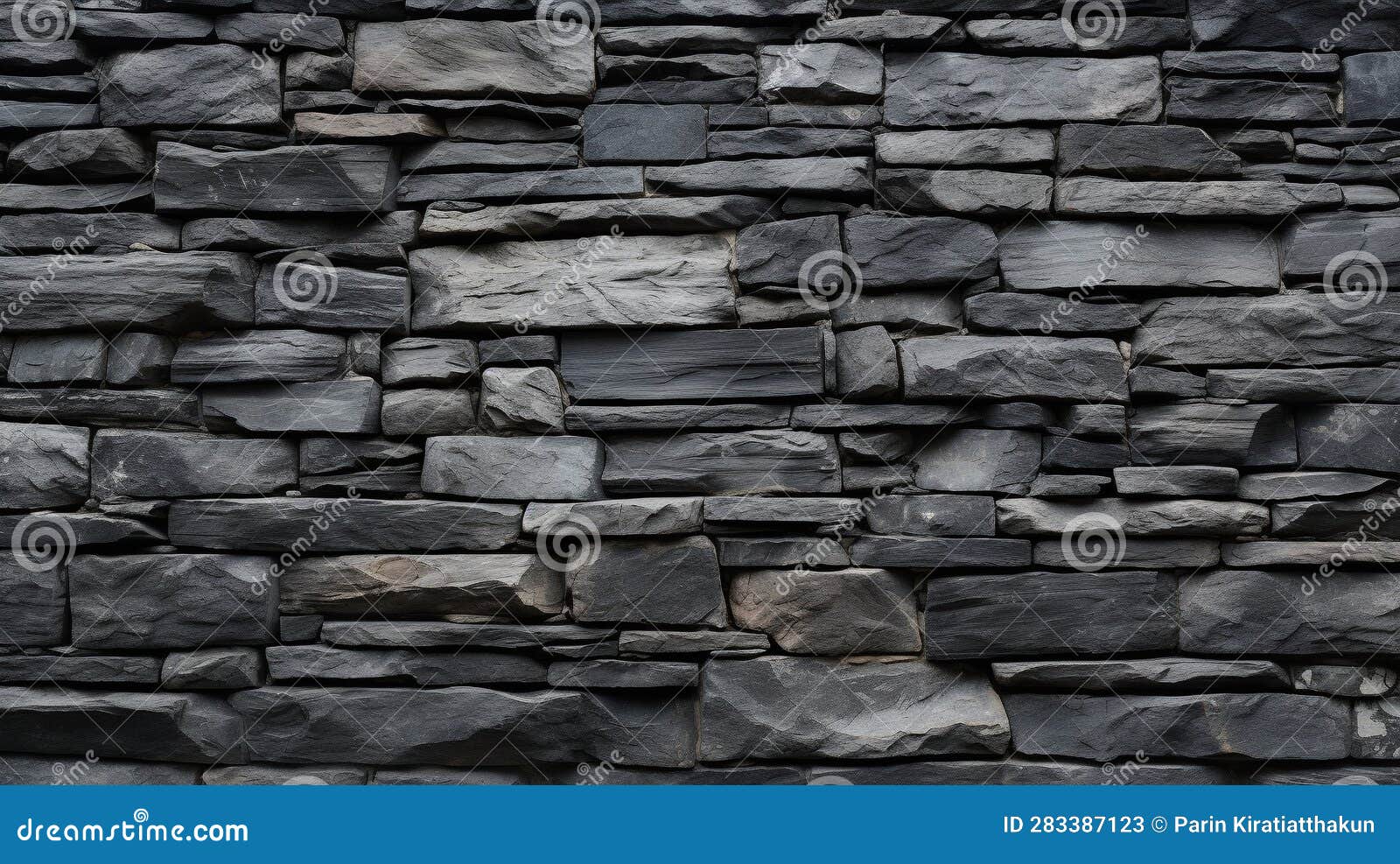 Close-Up of Natural Stone Texture Flat Wall Background, Rough Grey ...