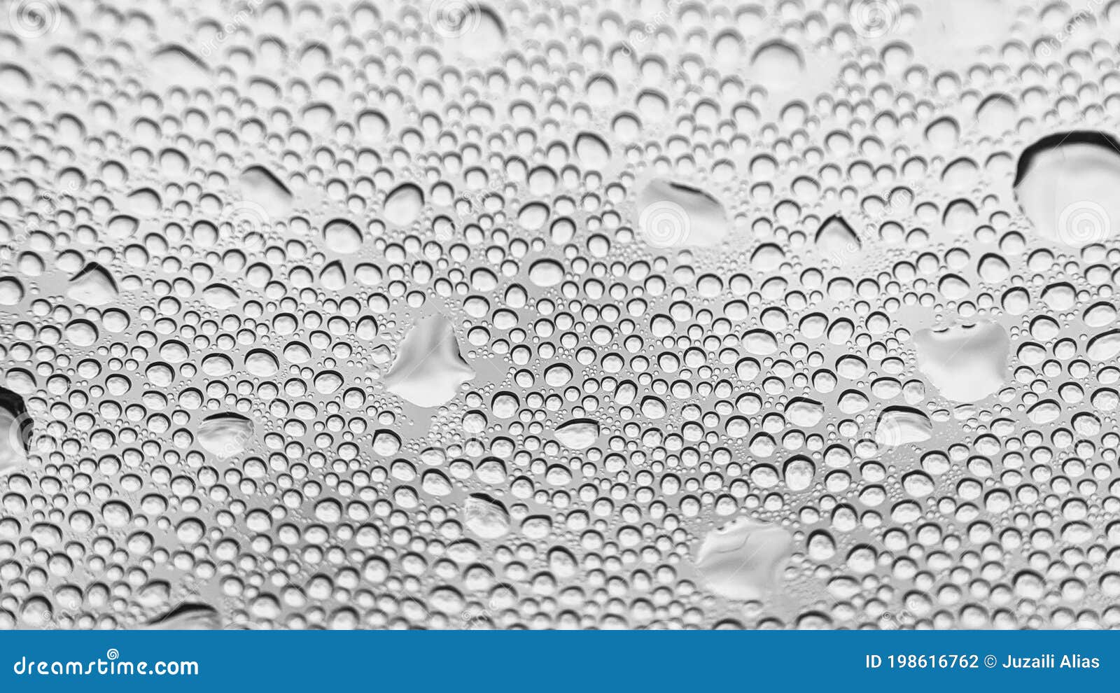 Close Up of Natural Water Drops on Glass Texture Stock Photo - Image of ...
