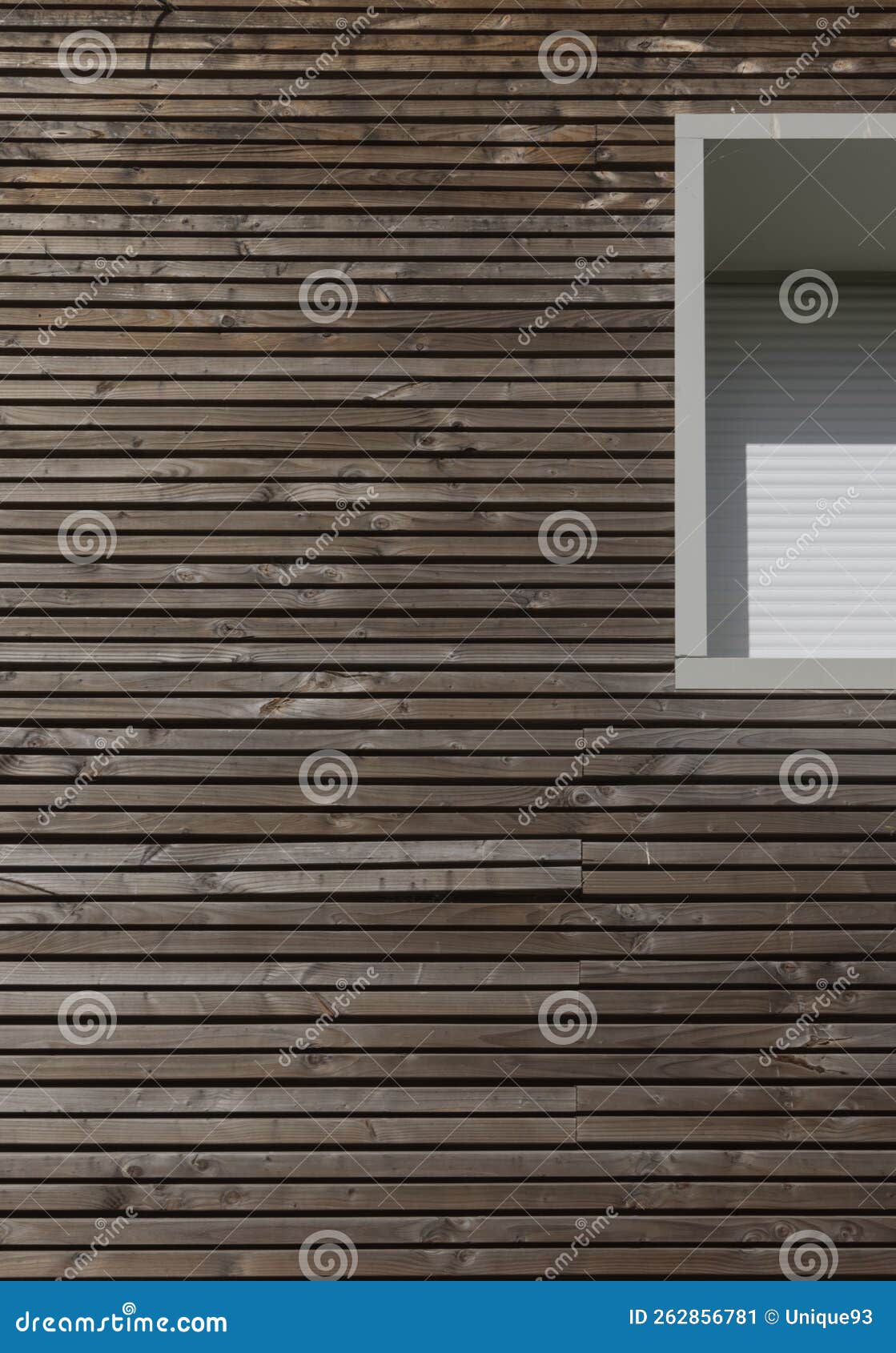 Close-up of a Wood Cladding of a Building Stock Image - Image of wall ...