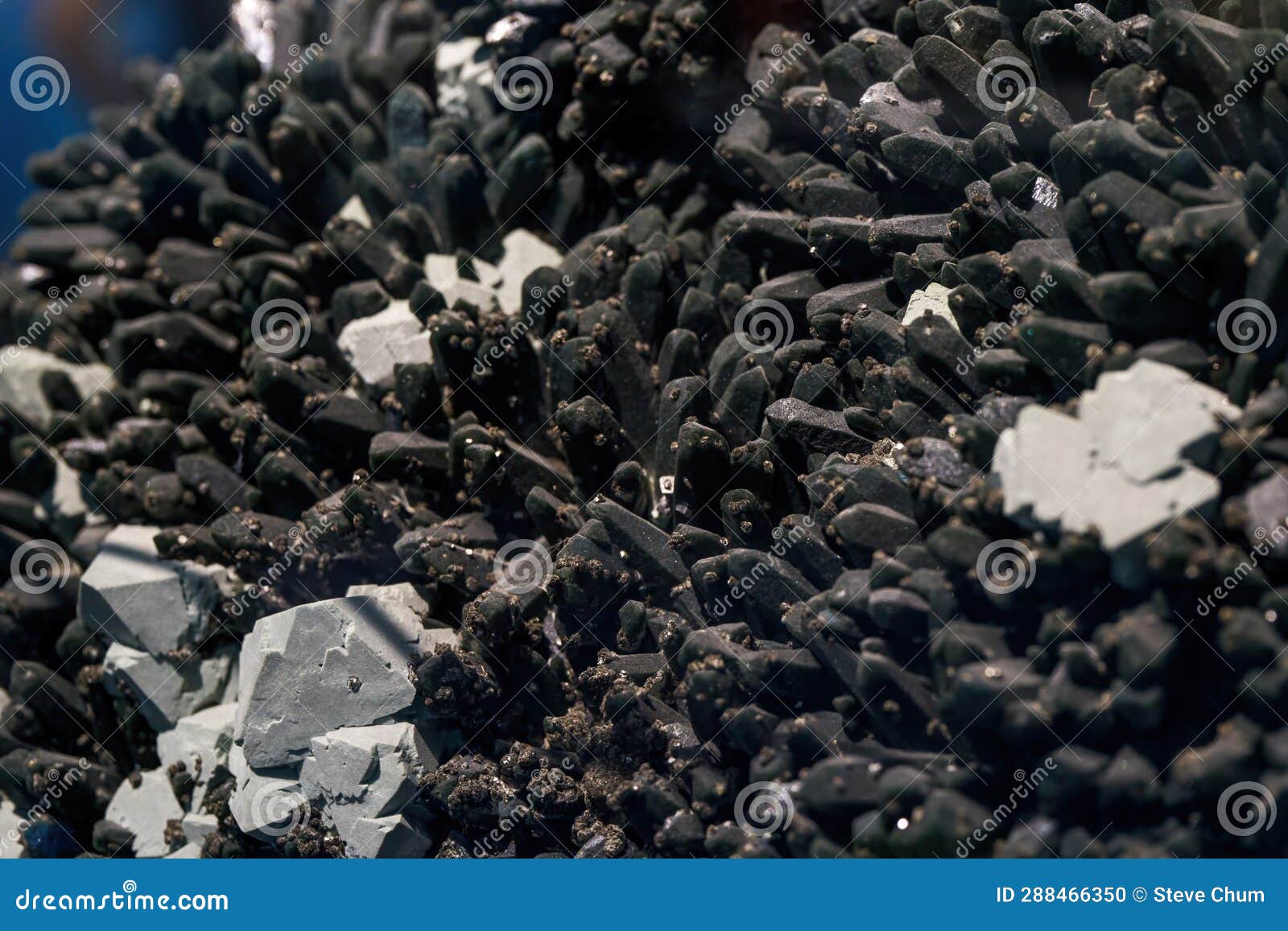 Close-up of Naturally Occurring Rare Crystalline Ore Stock Photo ...