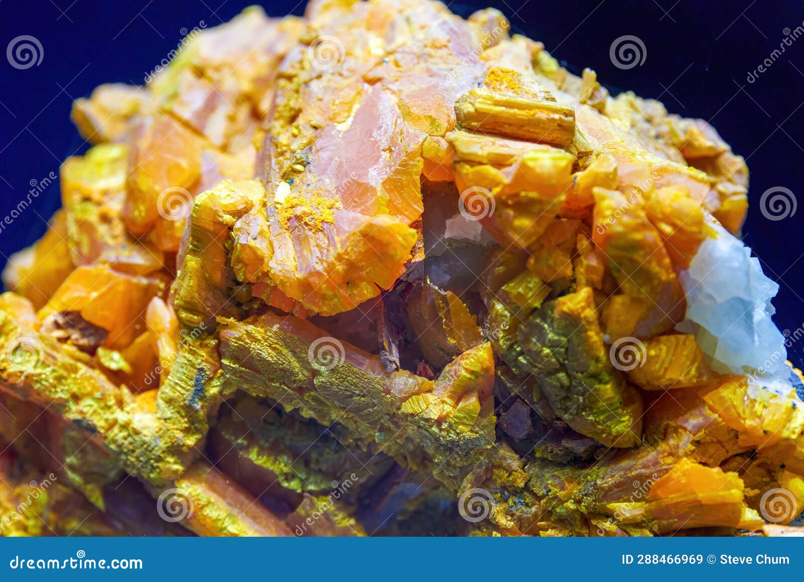 Close-up of Naturally Occurring Rare Crystalline Ore Stock Image ...