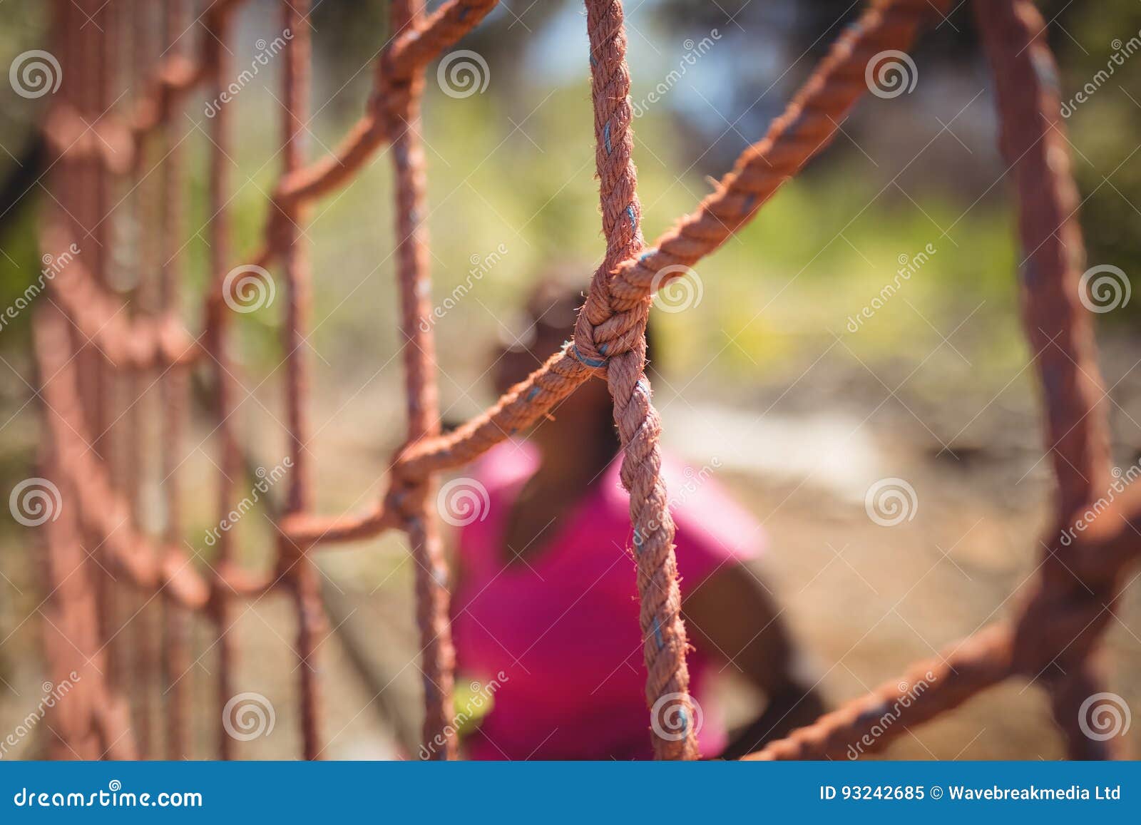 Close-up of Net in Boot Camp Stock Image - Image of fitness, exercise ...