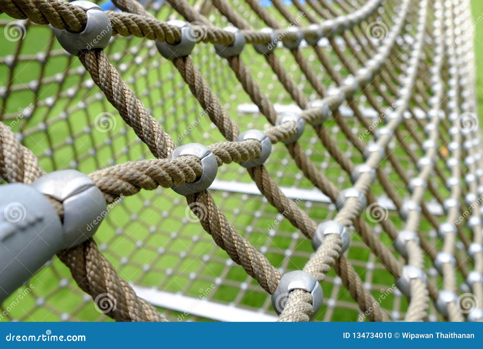 Close Up Net Rope on Playground Stock Photo - Image of playground ...