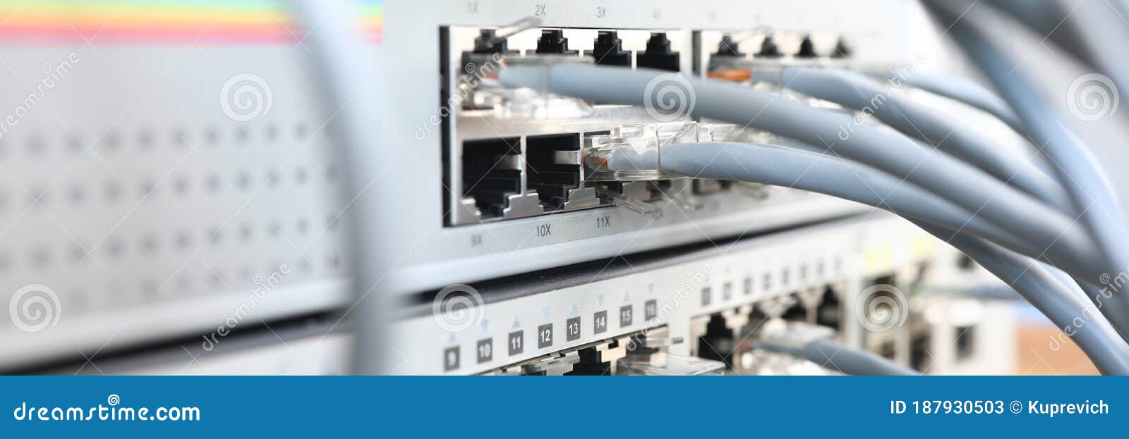 Panel with many cords stock image. Image of concept - 187930503