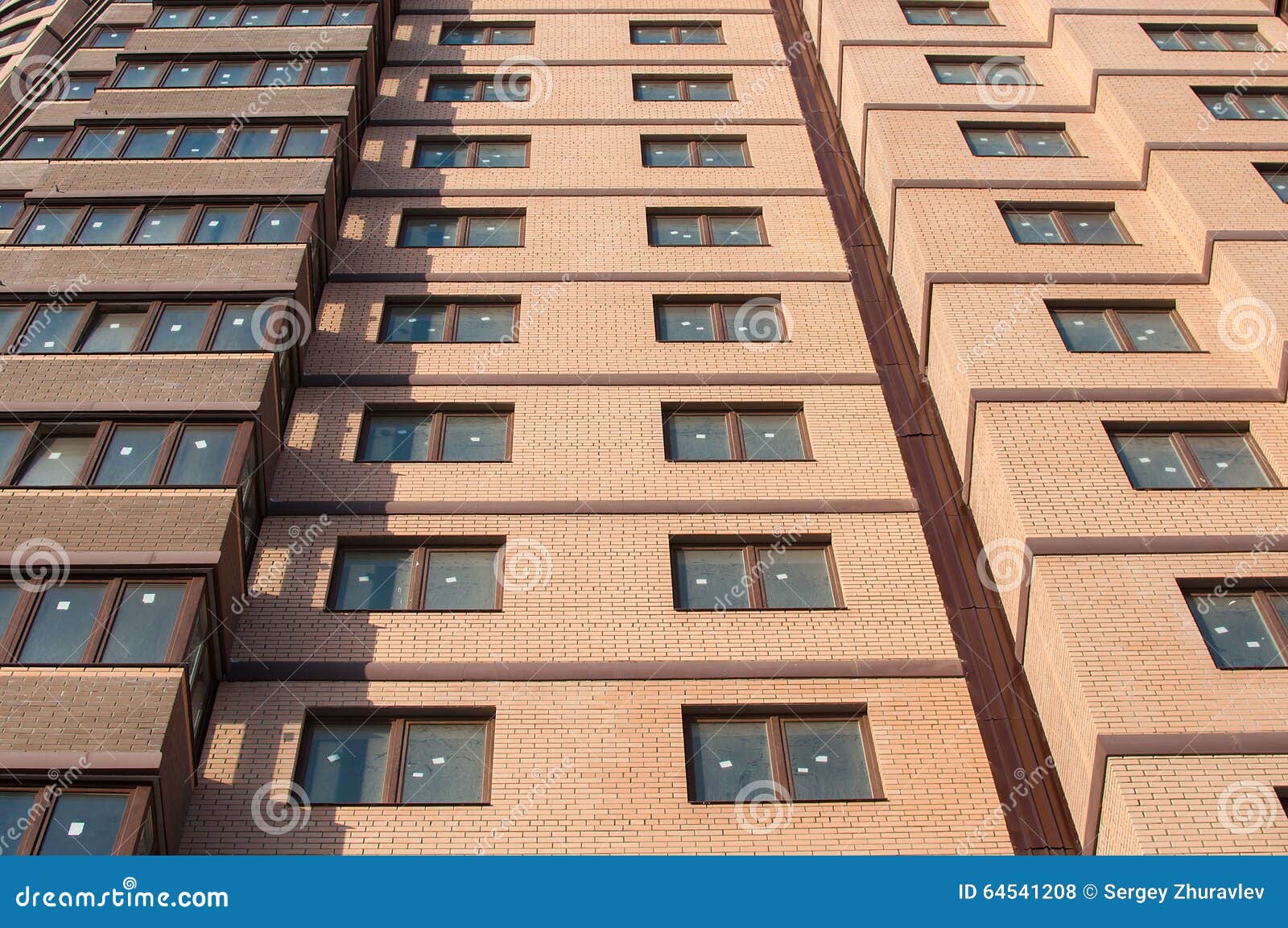 Close-up of a New Multi-storey Building Stock Photo - Image of ...
