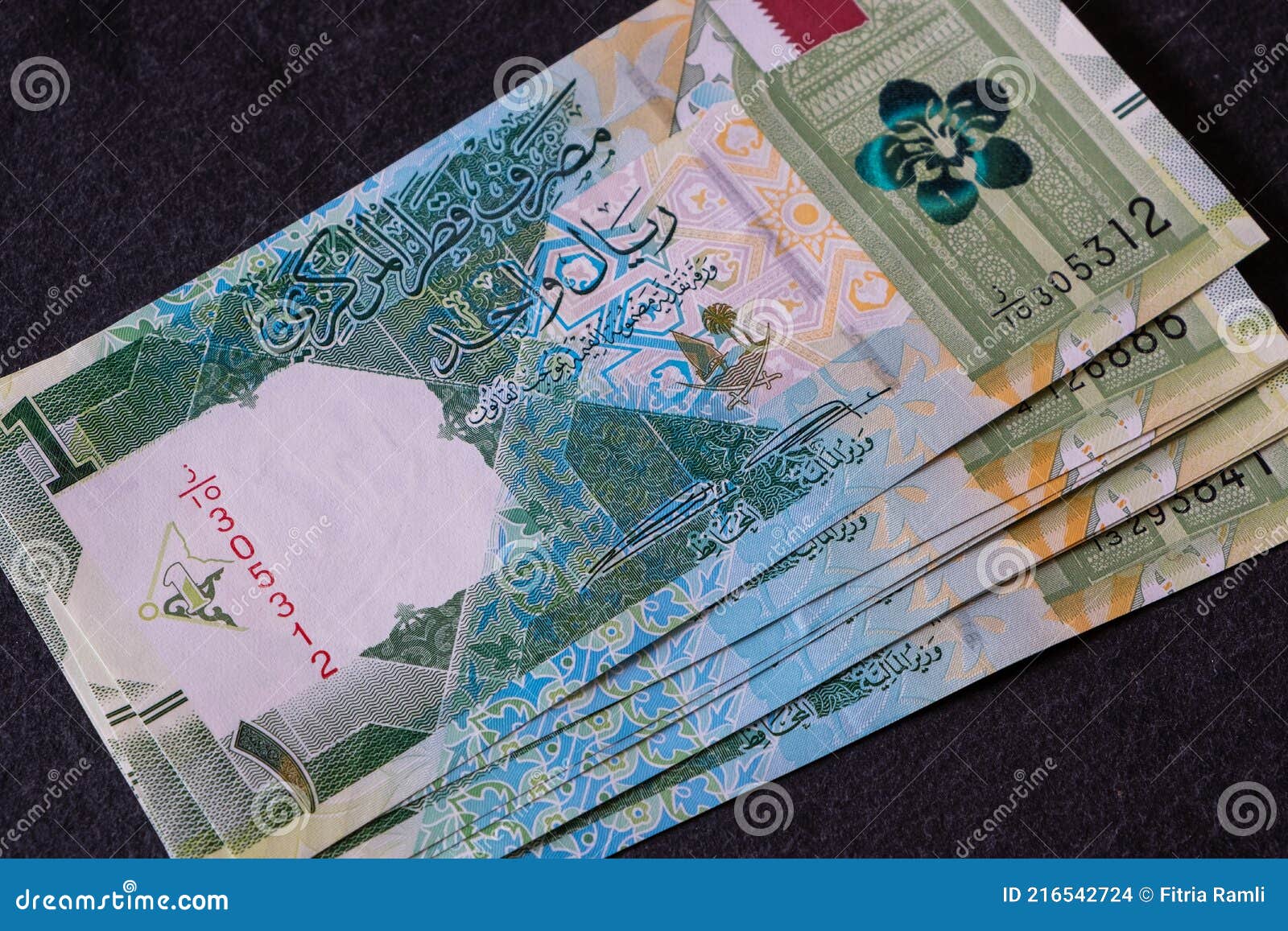 New 200 Qatari Riyal Banknote Stock Photography | CartoonDealer.com ...