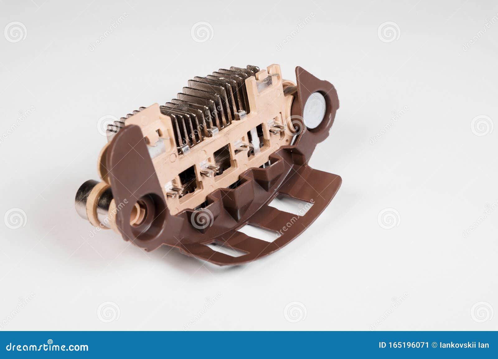 Close-up of a New Relay Regulator Equalizing the Voltage in the ...