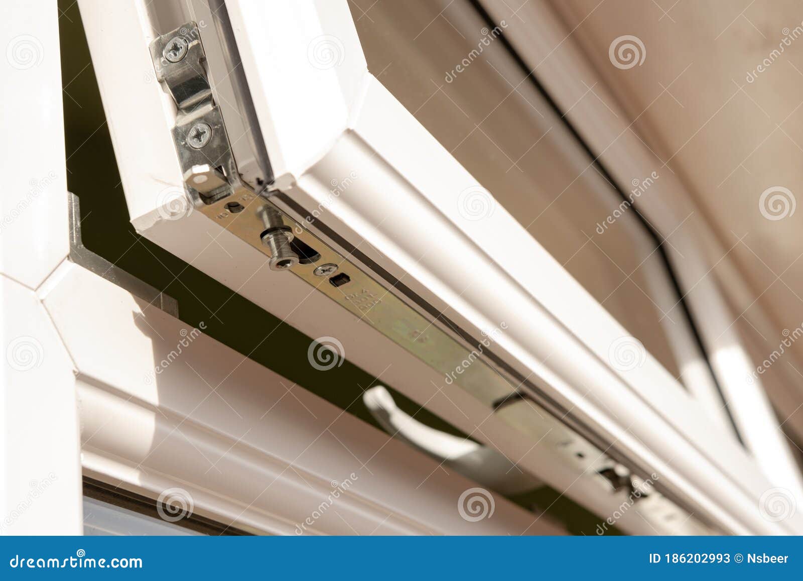 Close-up of a Newly Installed, High Security Double Glazing Window ...