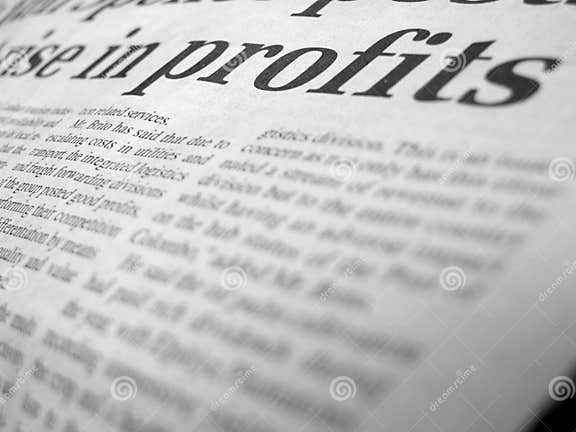 Close up of newpaper stock image. Image of journalist - 5486607