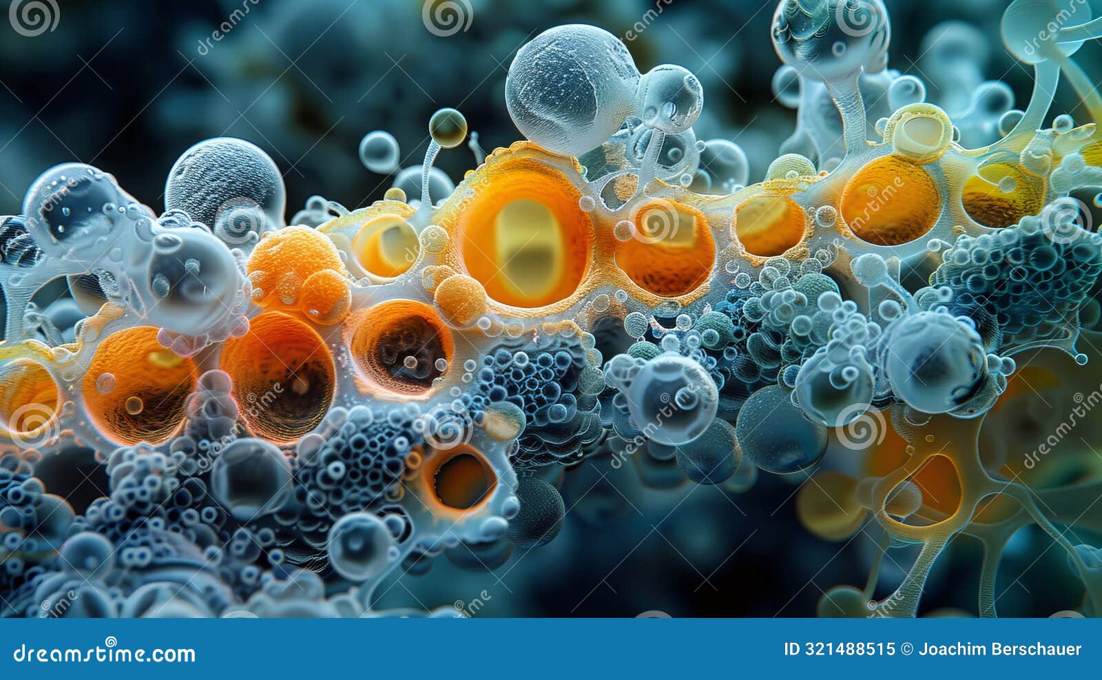 Close Up of Nitrogen Fixing Bacteria in Process of Converting Nitrogen ...