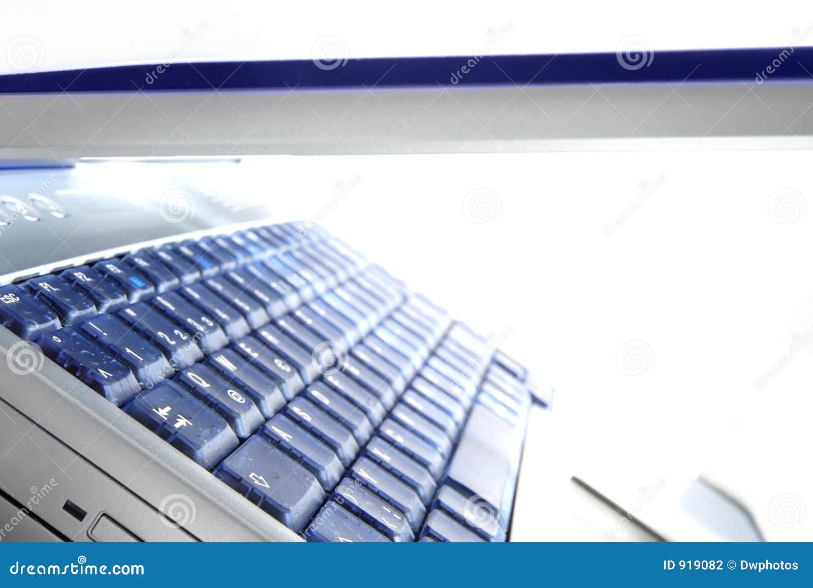 Close-up of Notebook/laptop Stock Photo - Image of equipment ...