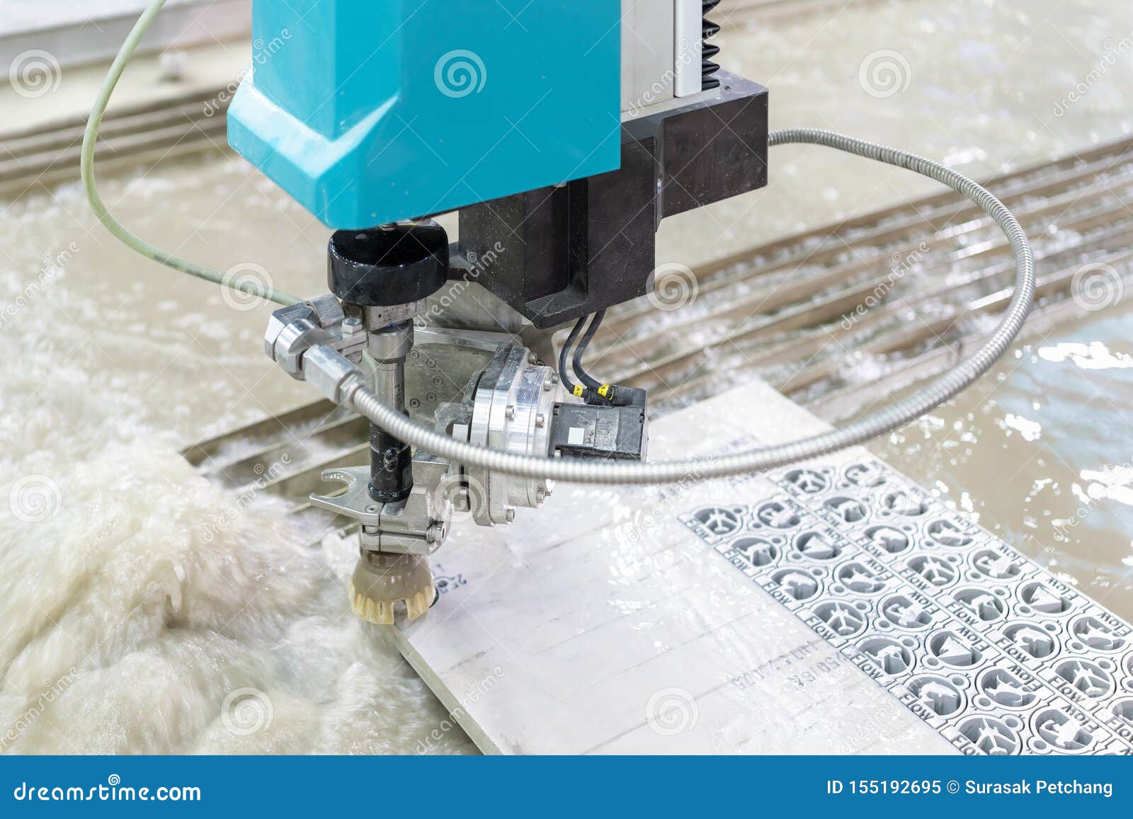 Close Up Nozzle Of High Speed And Precision Automatic Computer Control ...