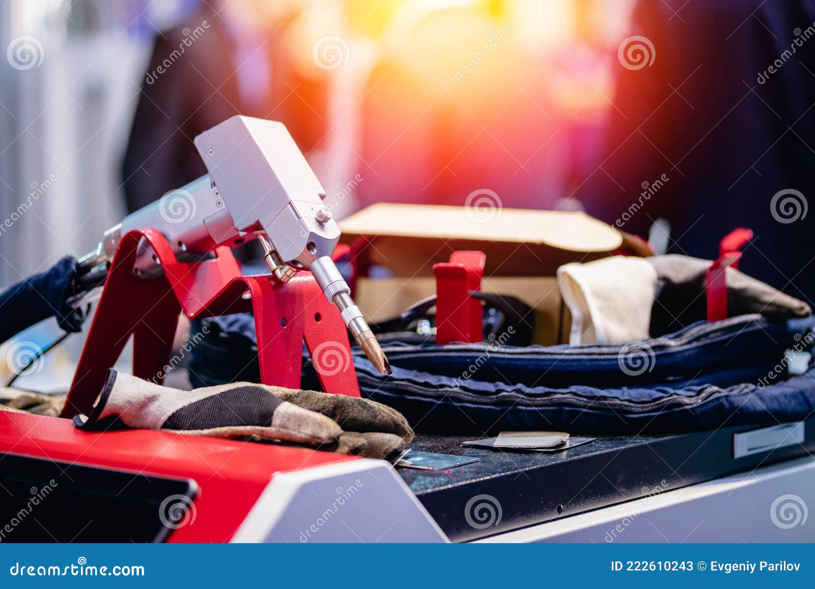 Close-up of Nozzle for Robotic Welding, Automatic Industrial Production ...