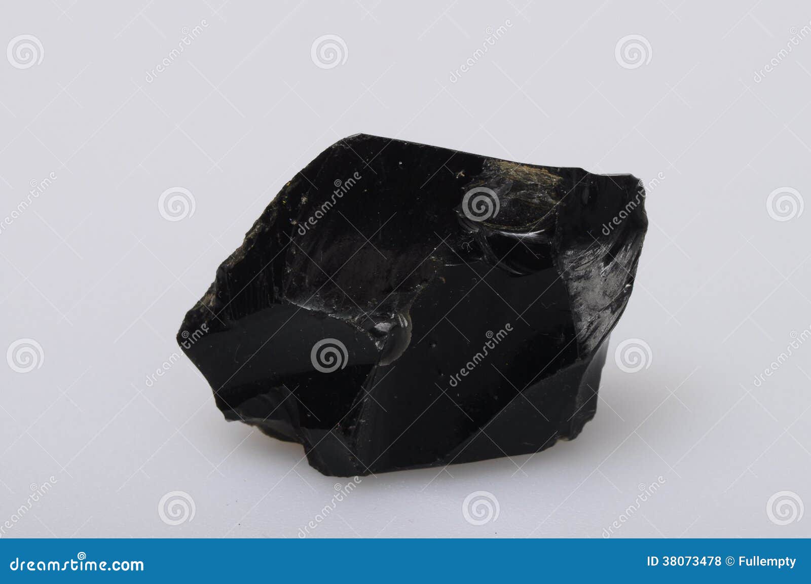 Close Up of an Obsidian Stone Stock Photo - Image of lava, silica: 38073478