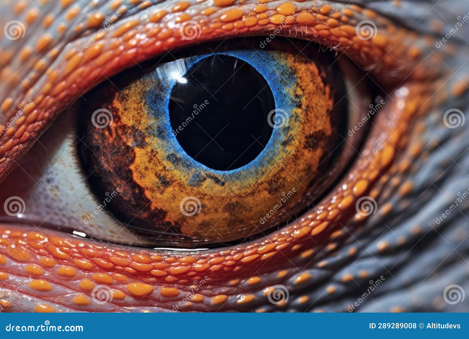 Close-up of Octopus Eye while Stalking Prey Stock Photo - Image of ...