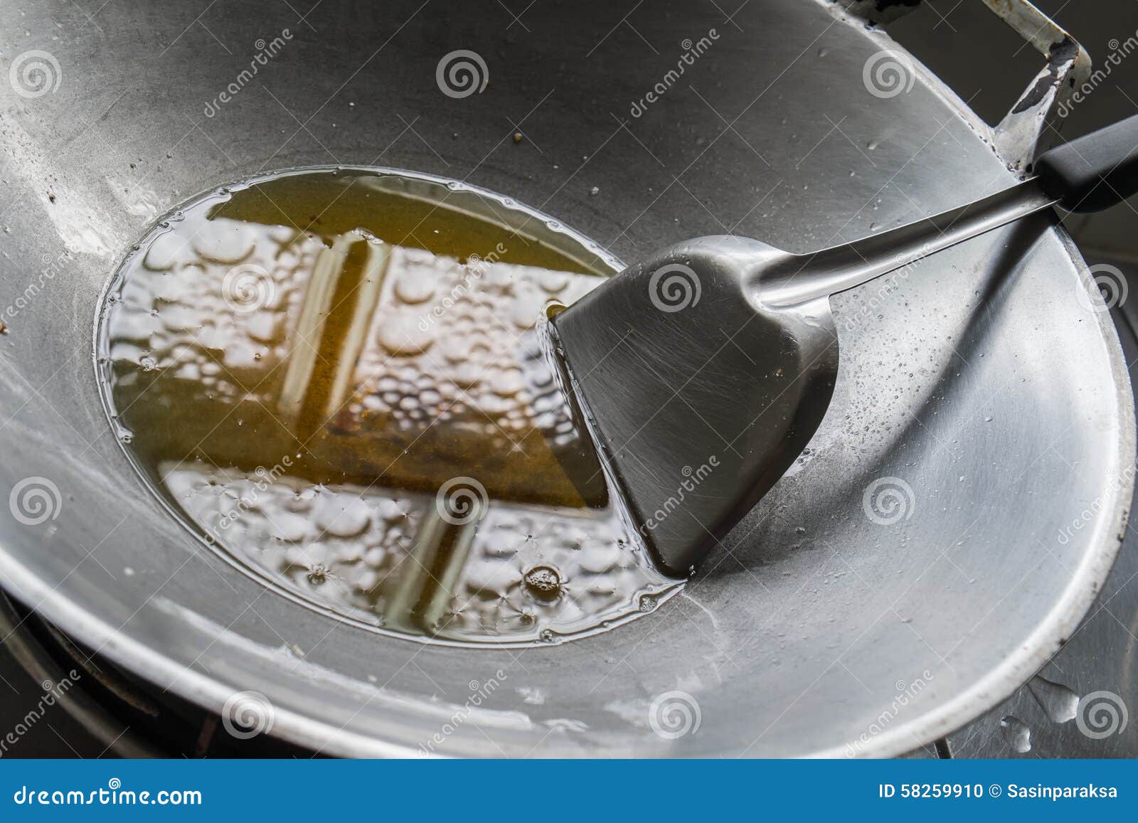 Close-up Oil in Pan after Cooked Stock Photo - Image of cook, dinner ...