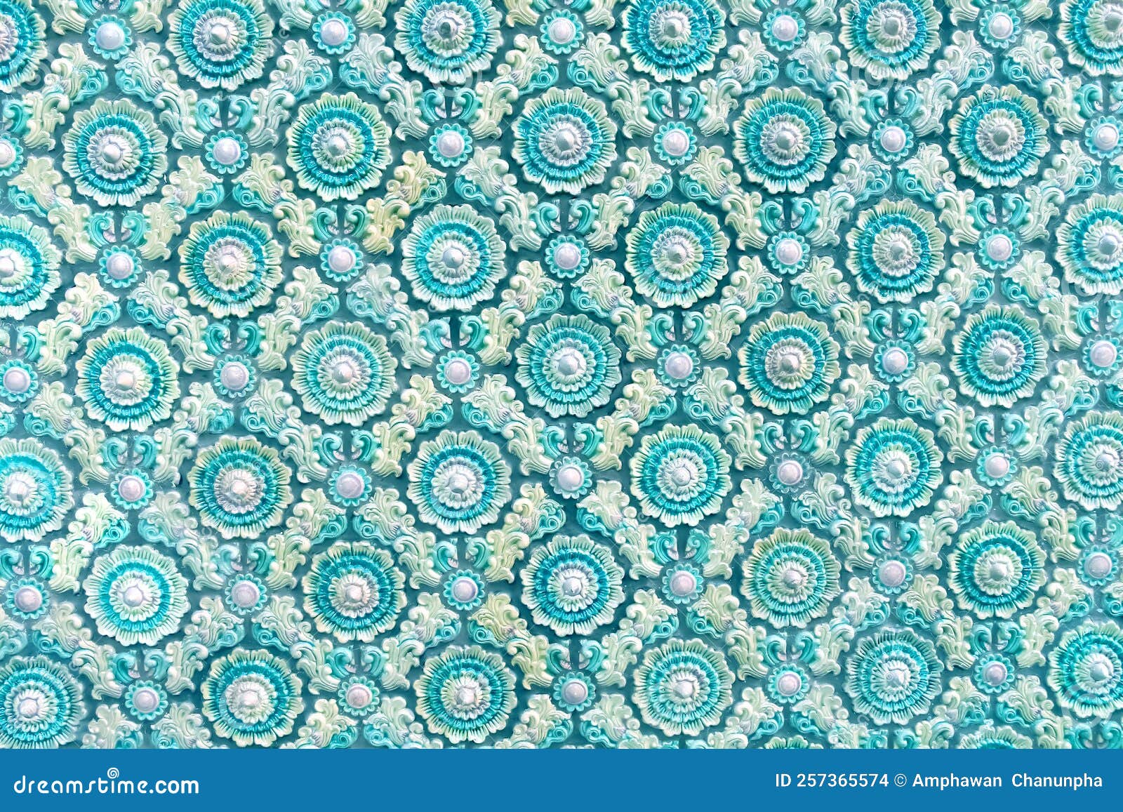 Old Art Wall Texture with Design Seamless Patterns in Temple Background ...