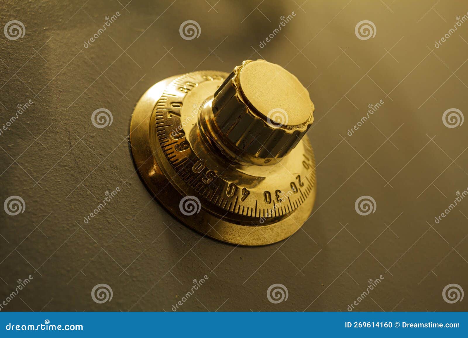 Close-up of an Old Bank Safe with Combination Lock Stock Photo - Image ...