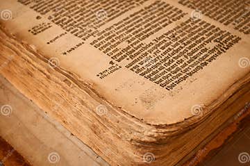Worn pages in old book stock photo. Image of bible, manuscript - 30754838