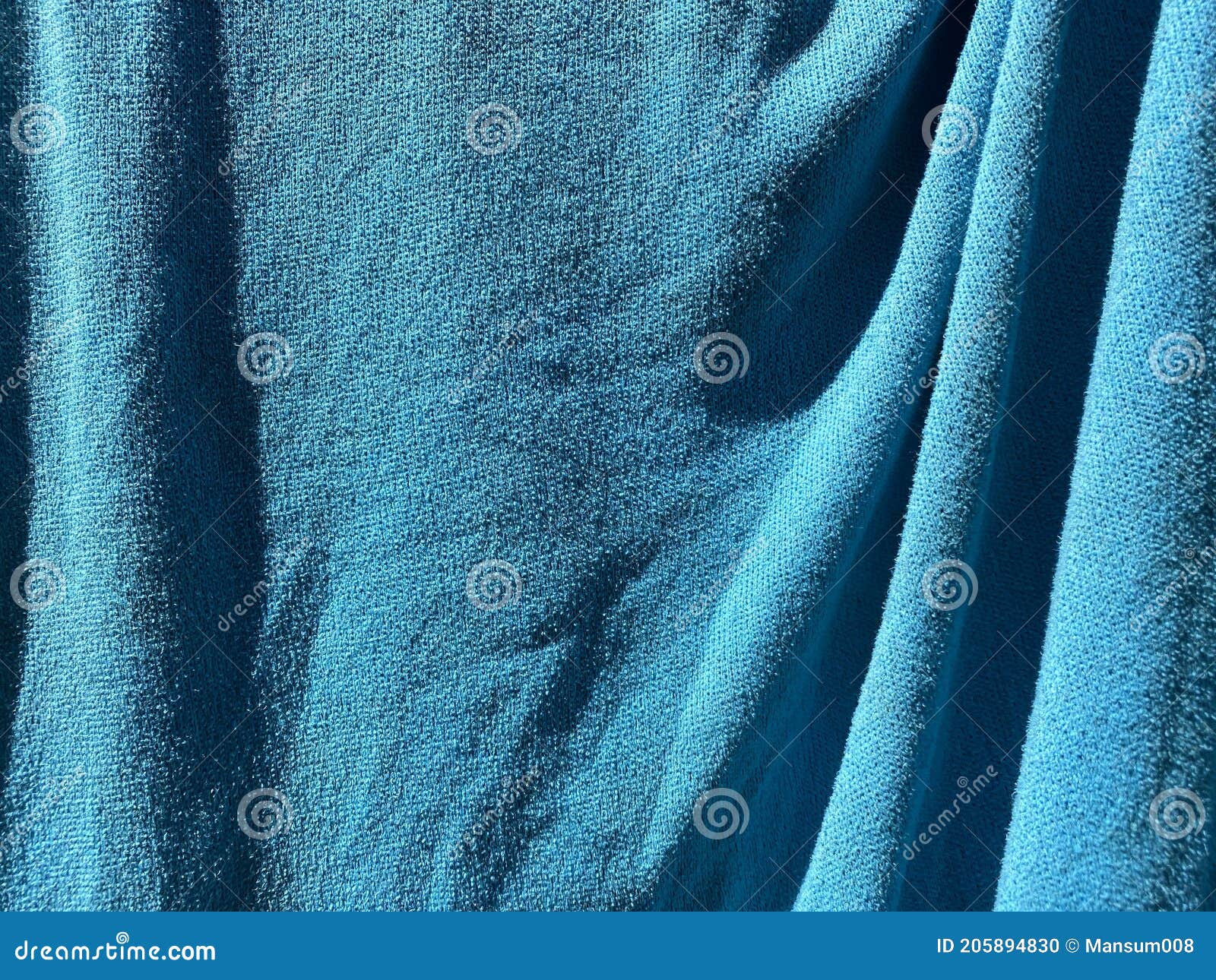 Old Blue Fabric Texture Background Stock Photo - Image of crumpled ...