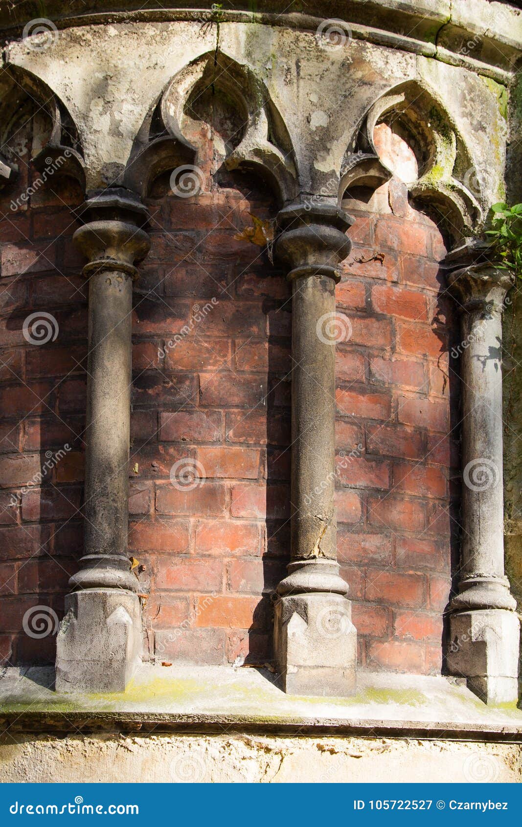 Old Column on Historic Building. Stock Image - Image of building ...