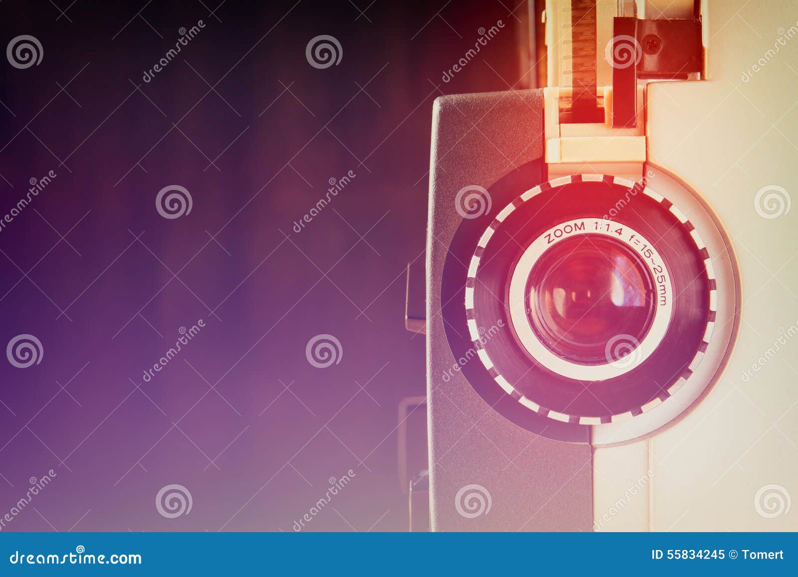 Close Up of Old 8mm Film Projector Lens Stock Image - Image of creative ...