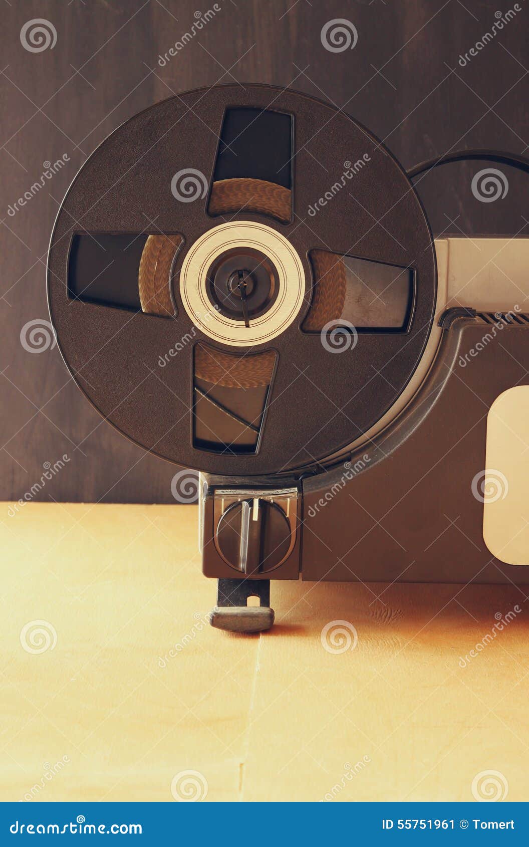 Close Up of Old 8mm Film Projector Reel Stock Image - Image of film ...